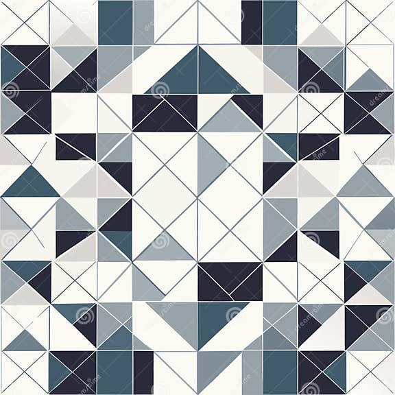 Seamless Geometric Pattern with Triangles. Repeating Abstract ...
