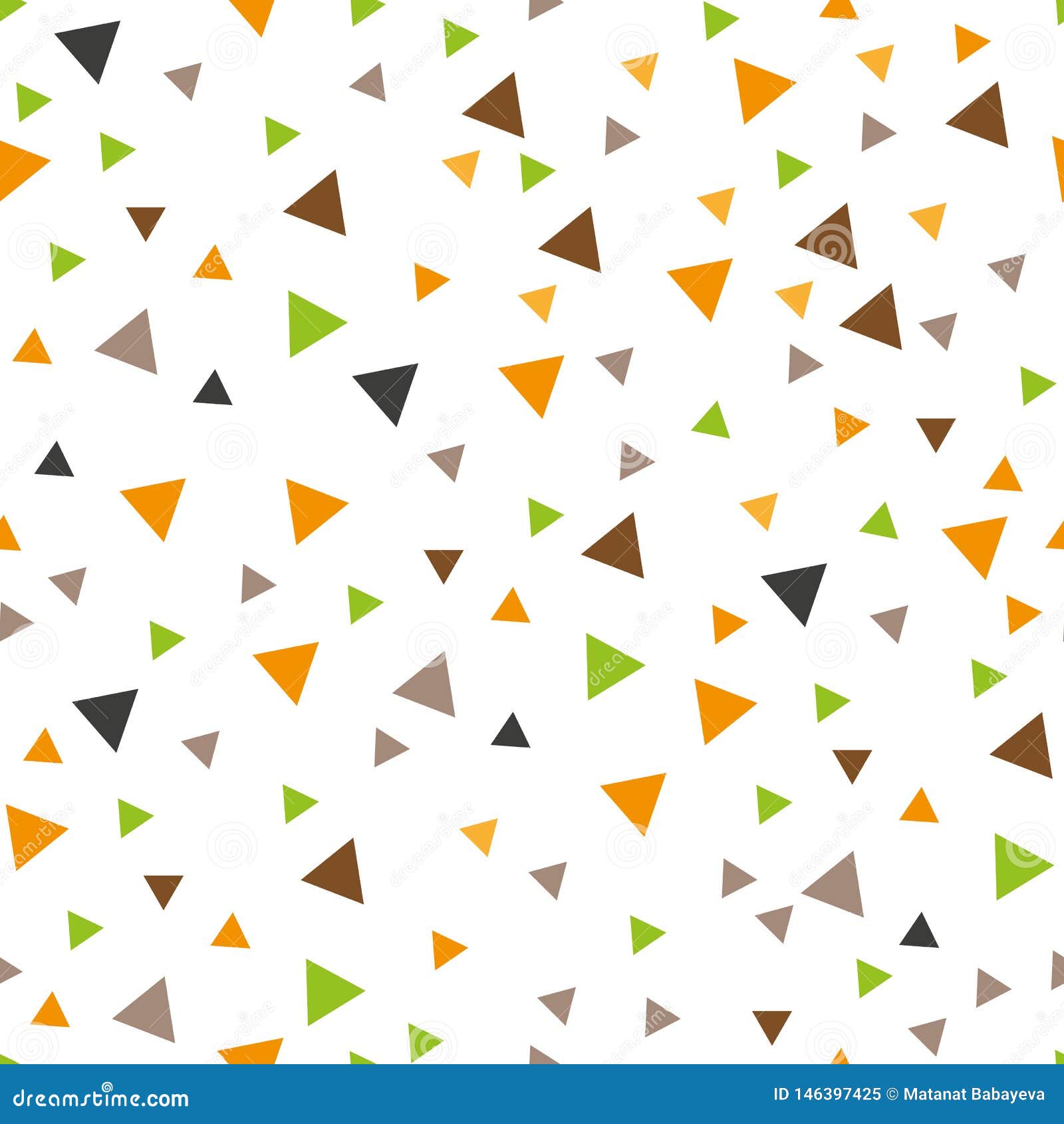 Triangle Inspired Texture Background, Continuous Cartoon Vector ...