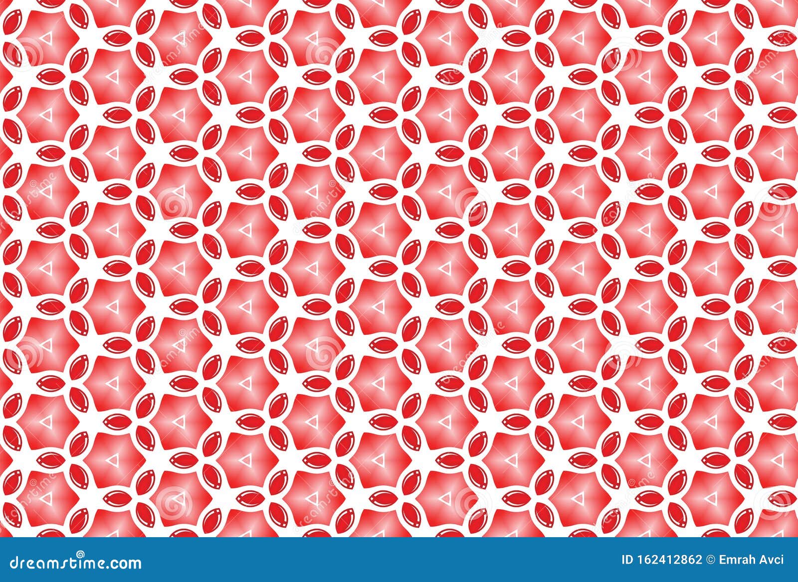 Seamless Geometric Pattern. Used Gradient in Red Color Stock ...