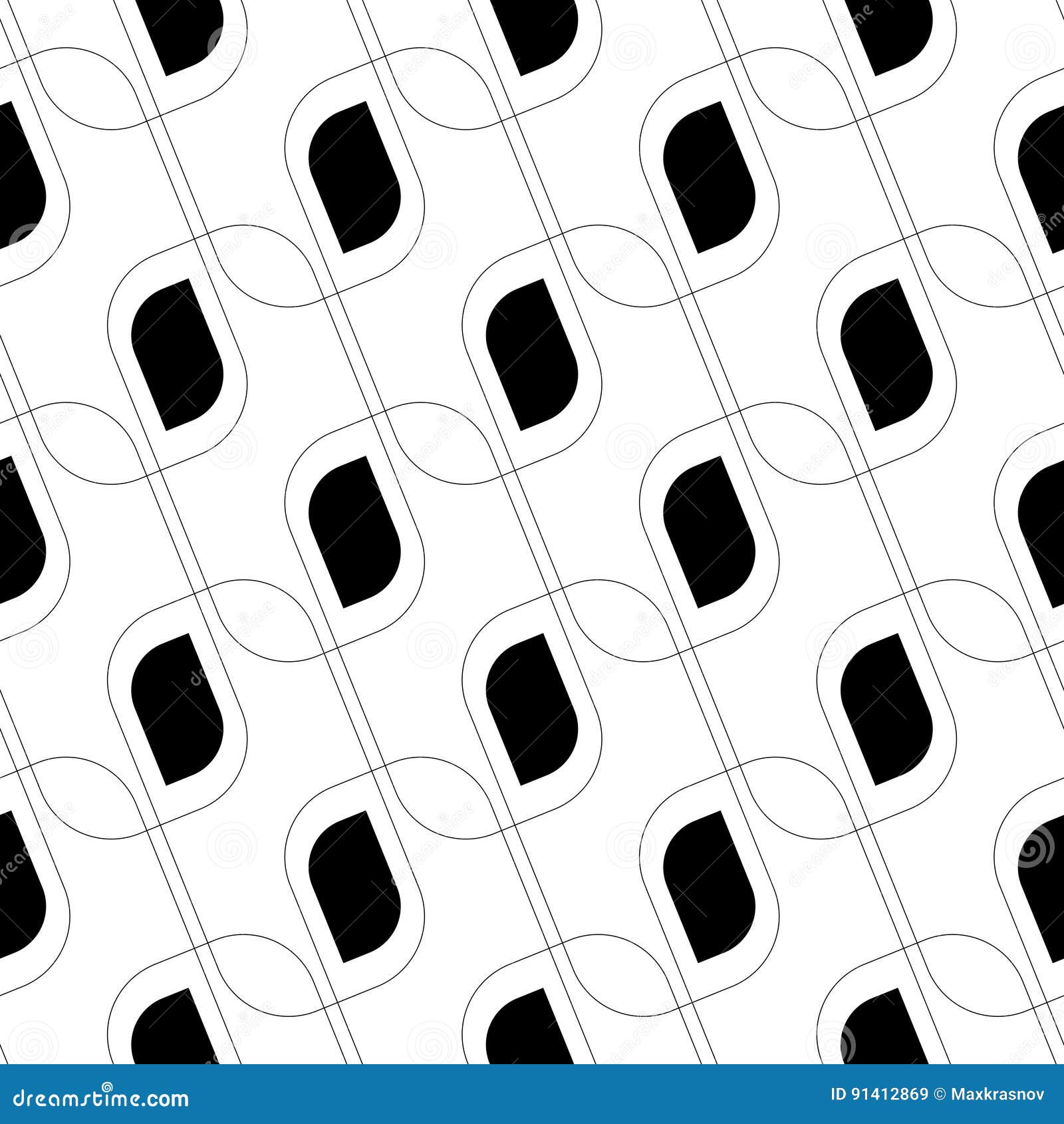 Seamless Geometric Pattern stock vector. Illustration of minimal - 91412869