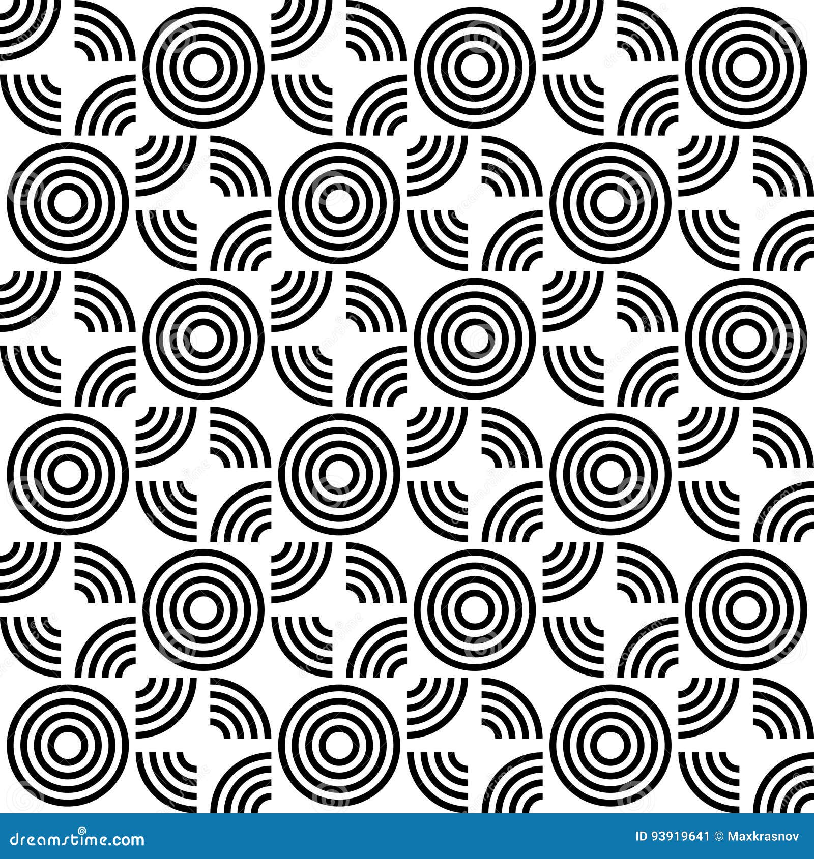 Seamless Geometric Pattern stock vector. Illustration of decorative ...