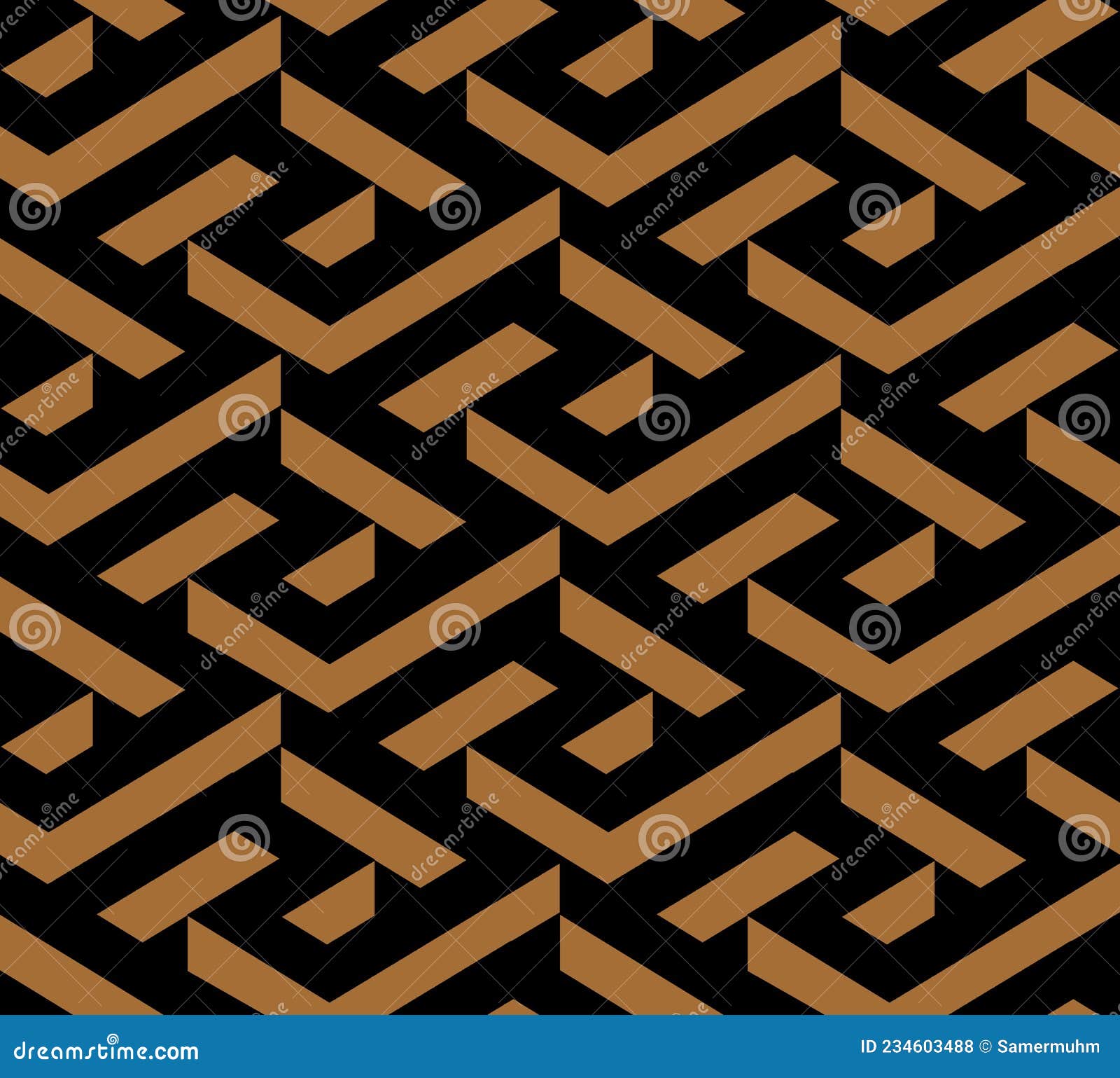 Seamless Geometric Pattern with Versace Sign Ready for Textile Prints ...