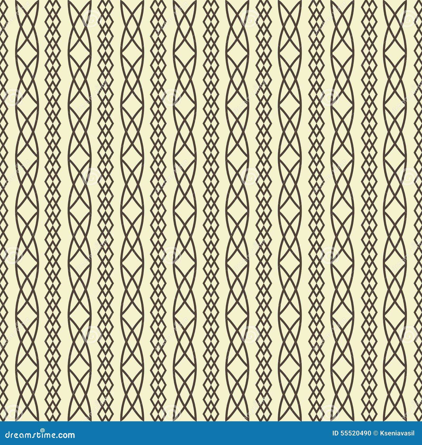 Seamless Geometric Pattern Weave Braids Stock Vector - Illustration of ...