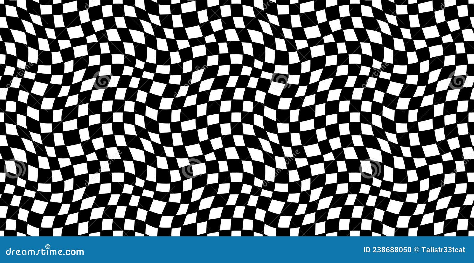 Seamless Geometric Pattern with Woven and Distorted Checkers Stock ...