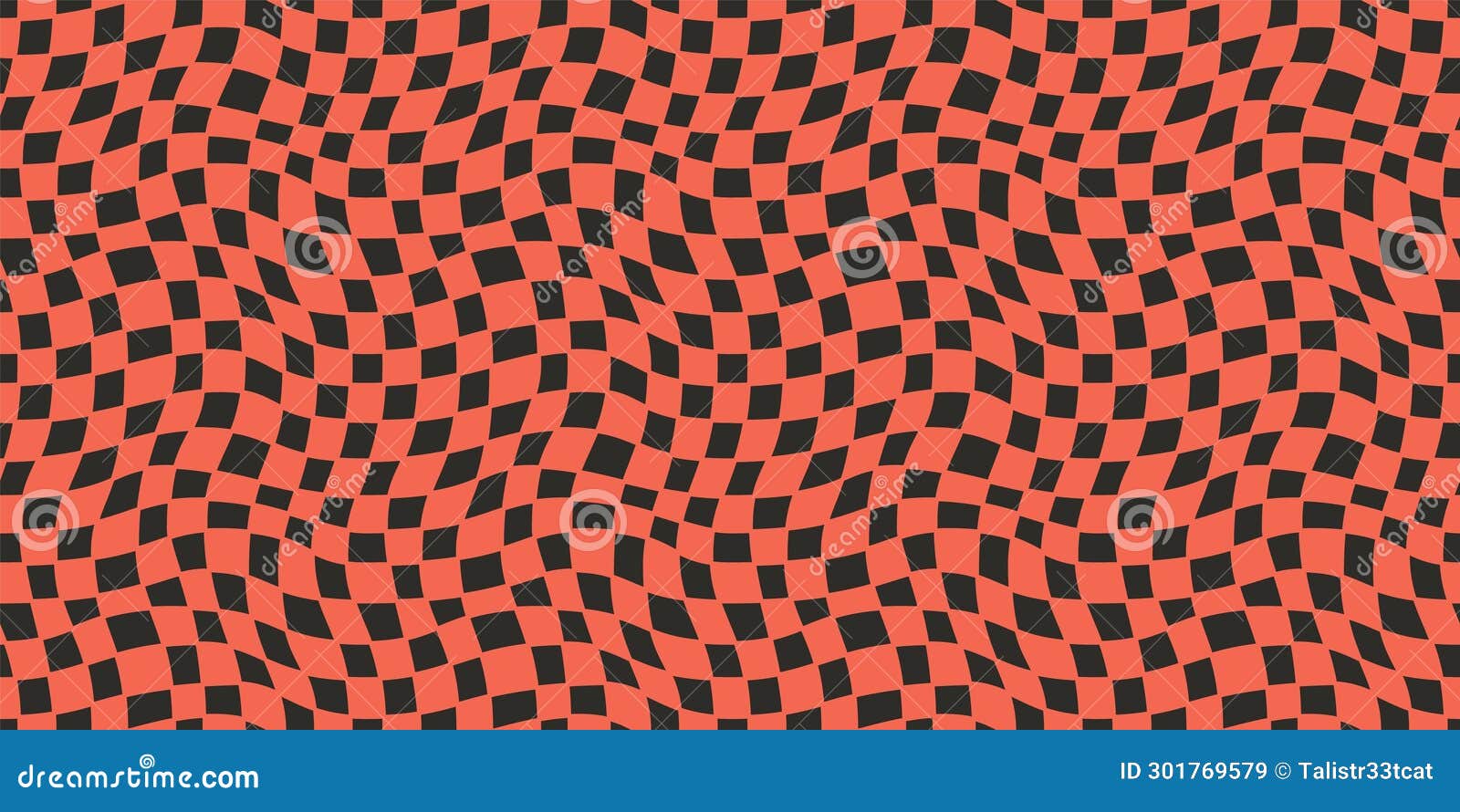 Seamless Geometric Pattern with Woven and Distorted Checkers Stock ...