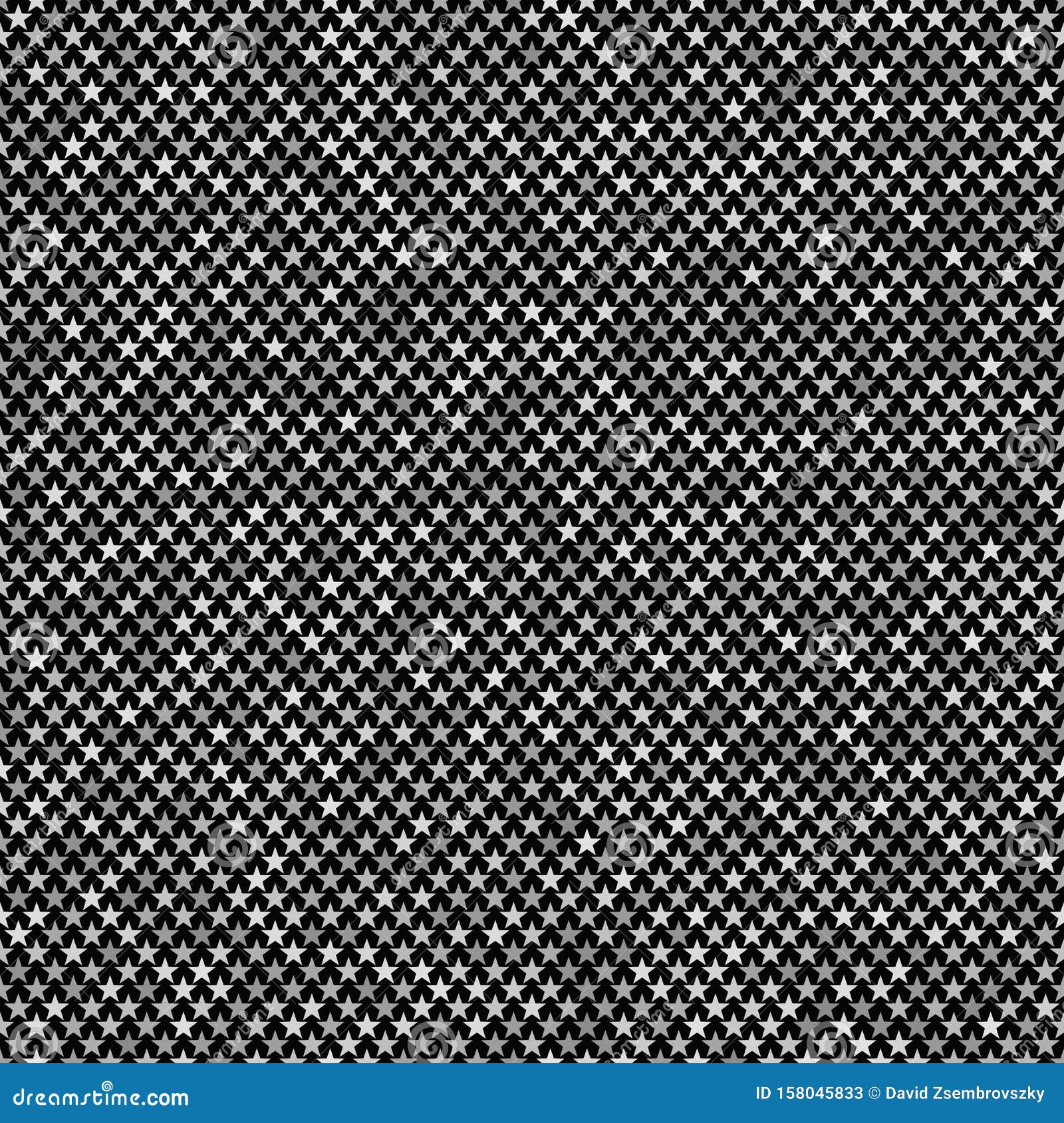 Seamless Geometric Pentagram Pattern - Vector Background Stock Vector ...