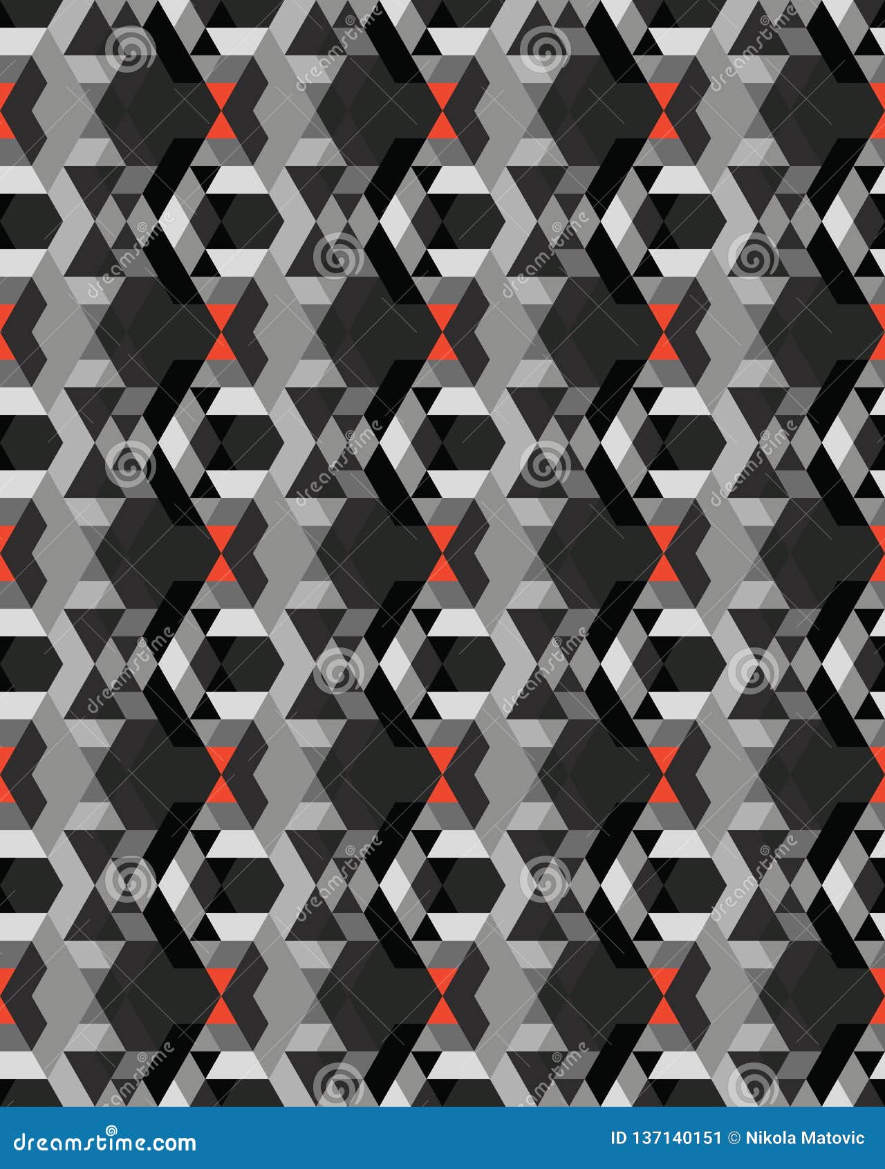 Seamless Geometric Patterns Stock Illustration - Illustration of ...