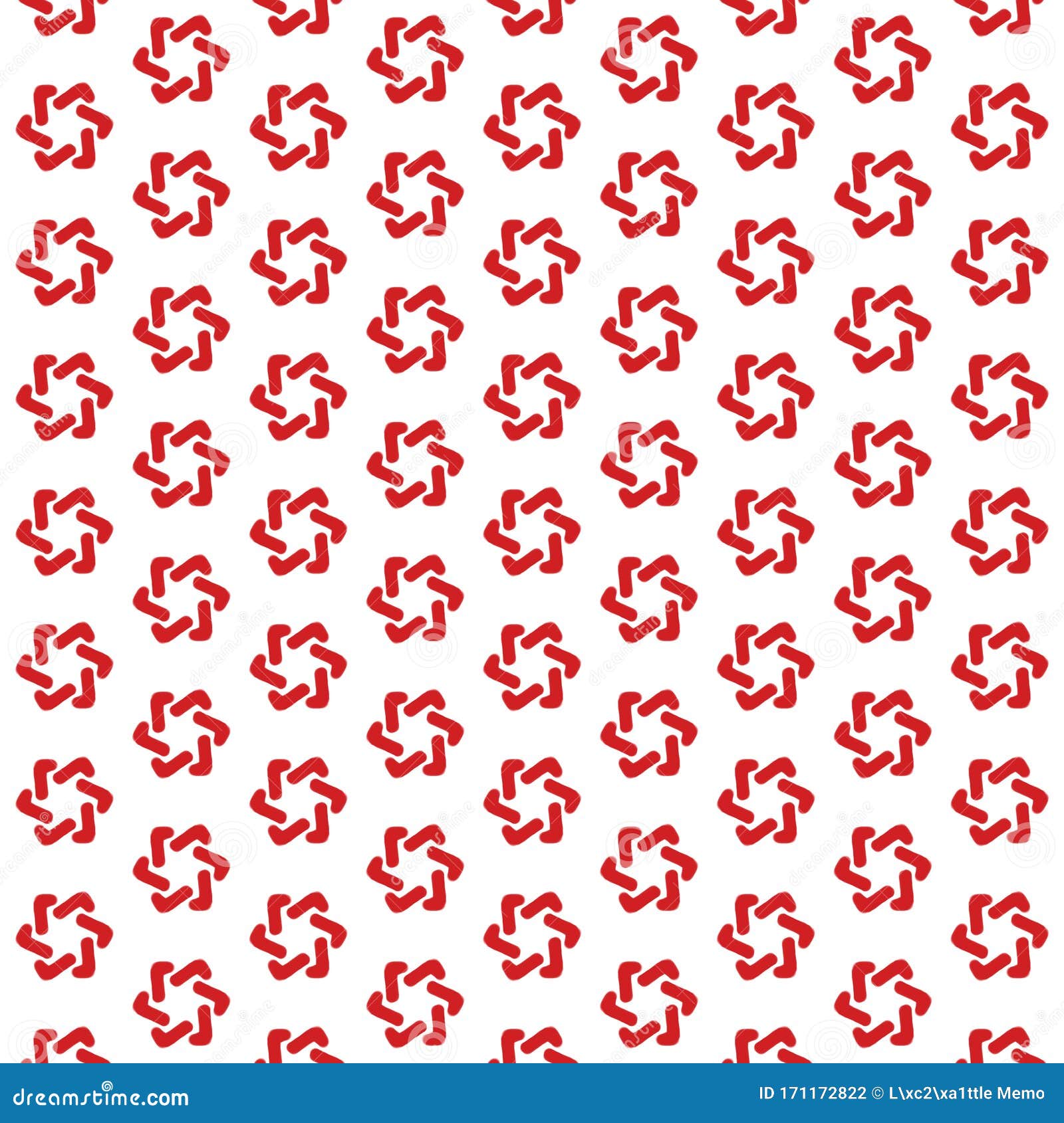 Seamless Geometric Red Pattern in Classic Style. Repeating Linear ...