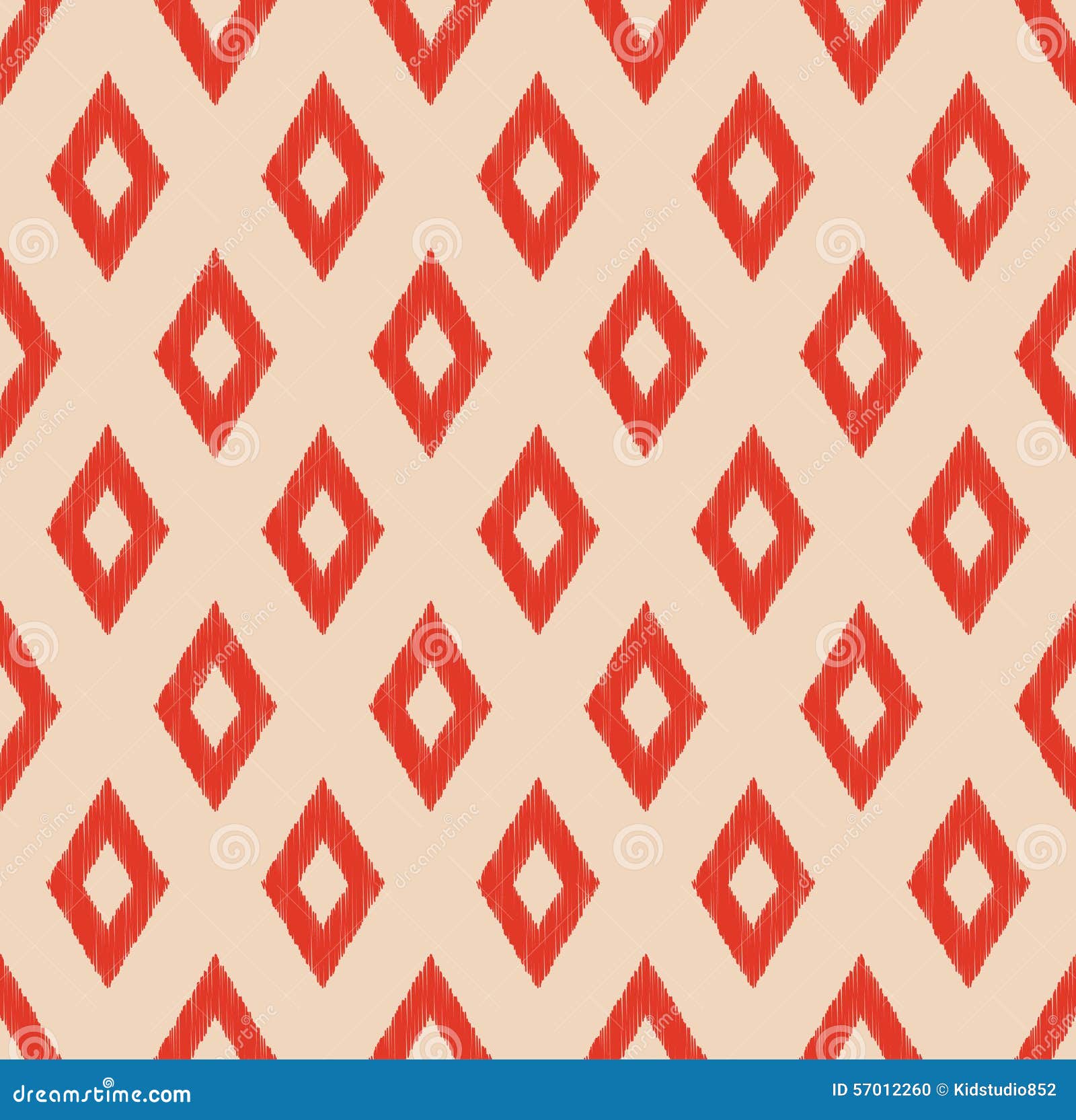 Seamless Geometric Rhombus Pattern Stock Vector - Illustration of ...