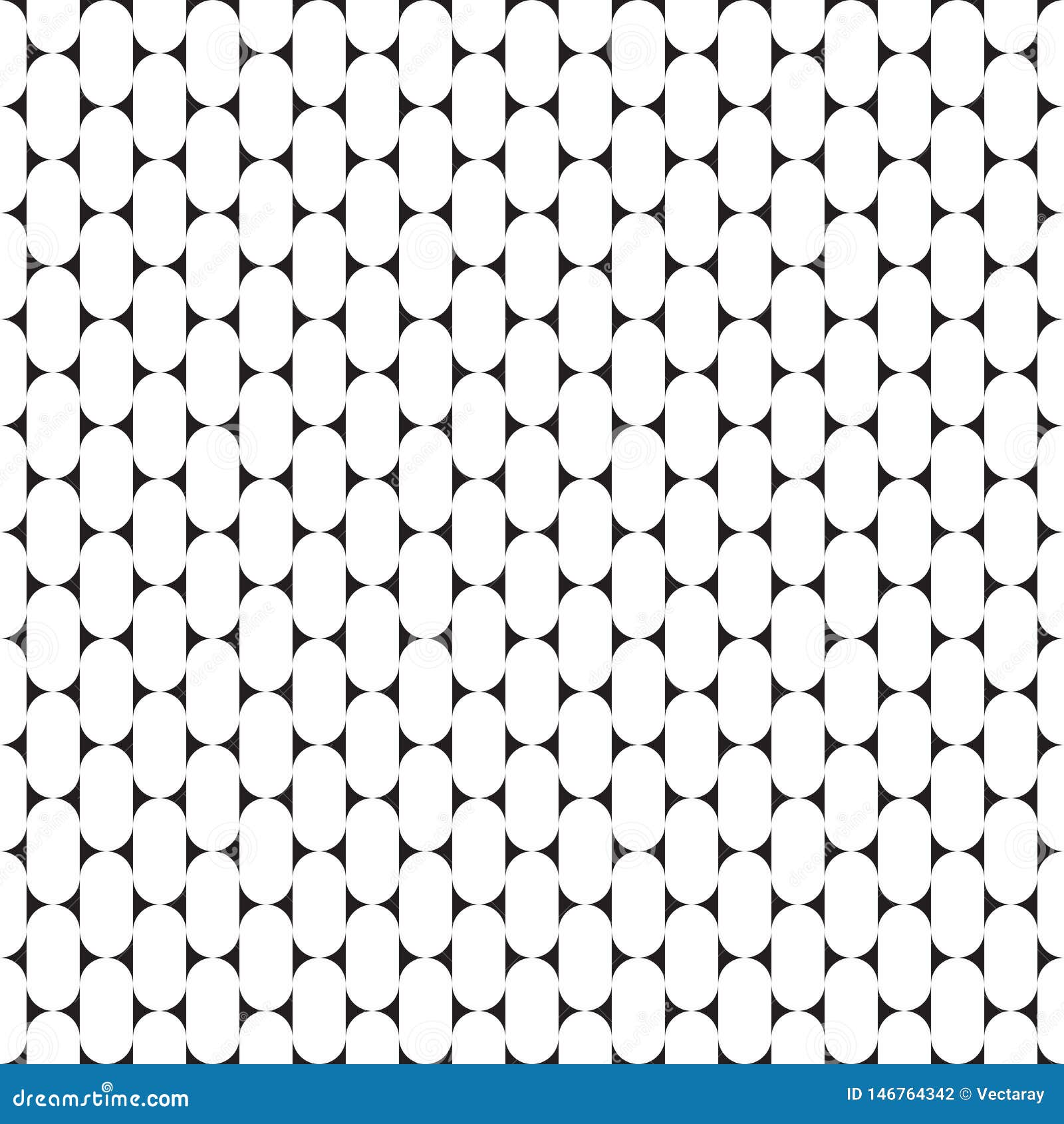 Seamless Geometric Rounded Pattern Texture Background. Stock ...