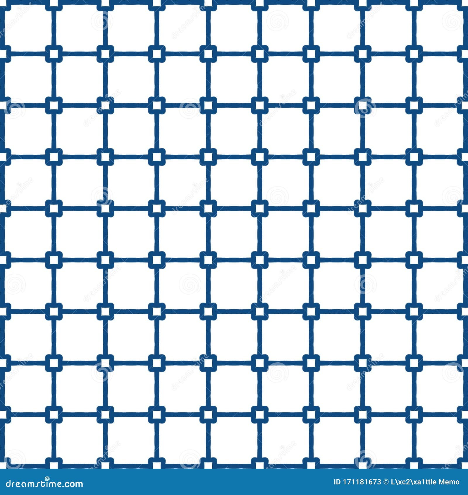 Seamless Geometric Square & Grid Pattern in Classic Style. Repeating ...