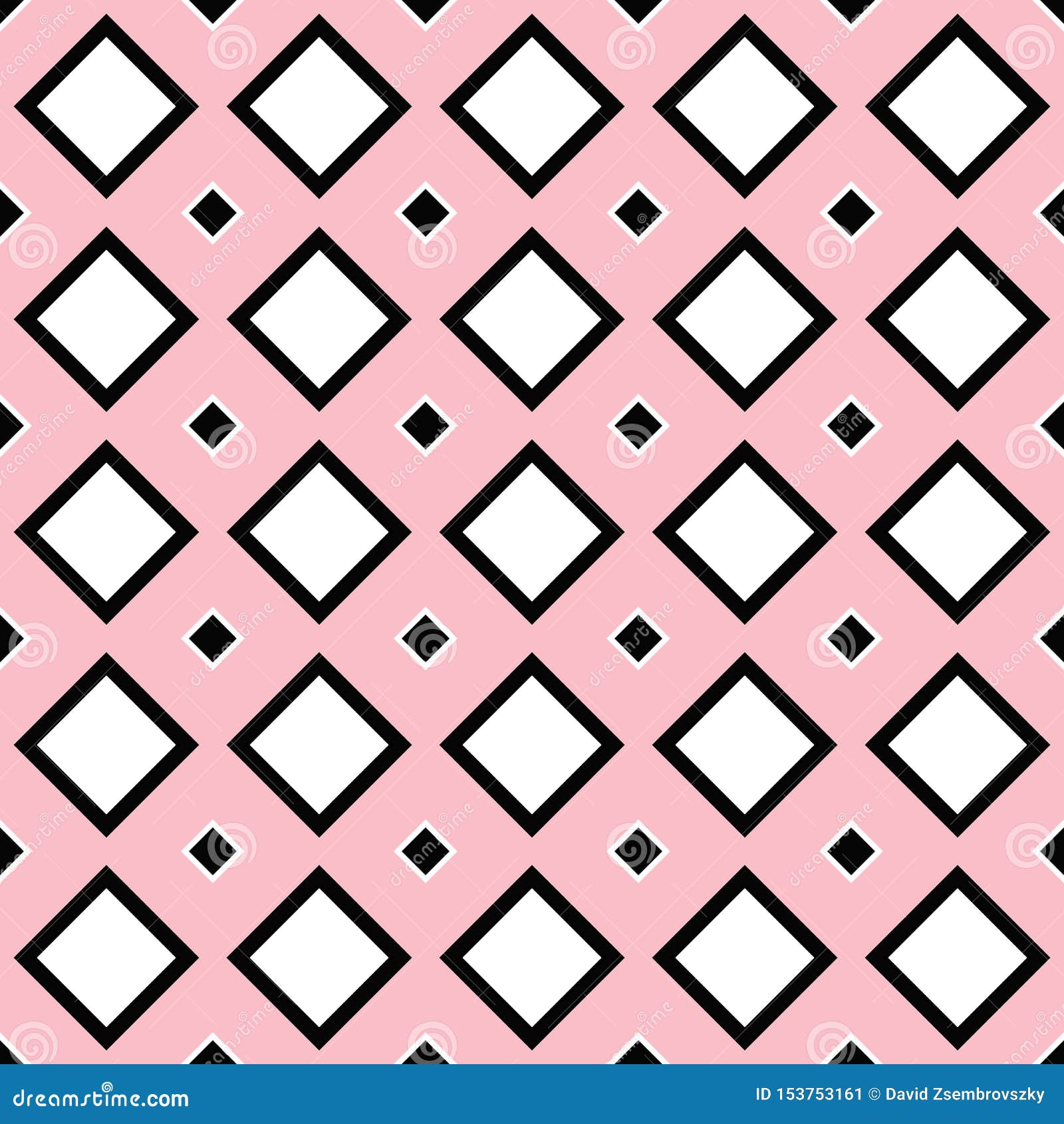 Seamless Geometric Square Pattern Background Stock Vector ...