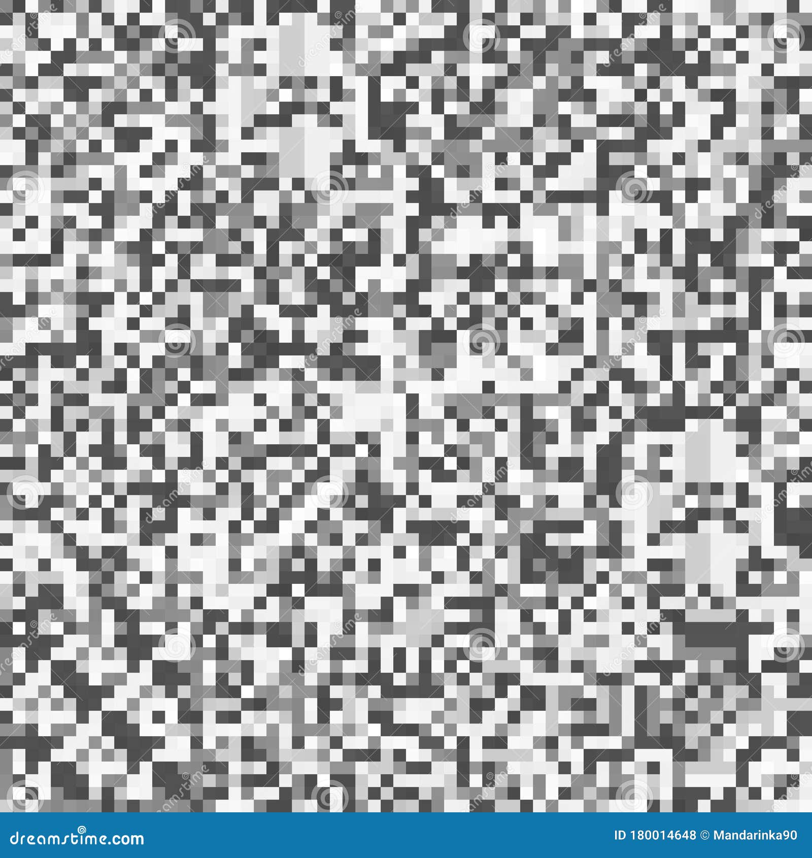 Seamless Geometric Squares, Pixel Texture Stock Vector - Illustration ...