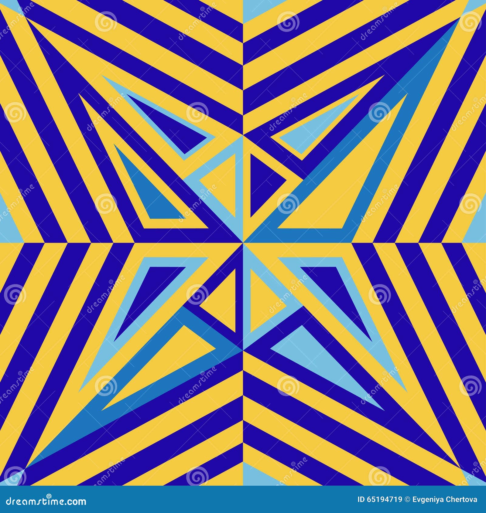 Seamless Geometric Texture Contrast Stock Vector - Illustration of blue ...