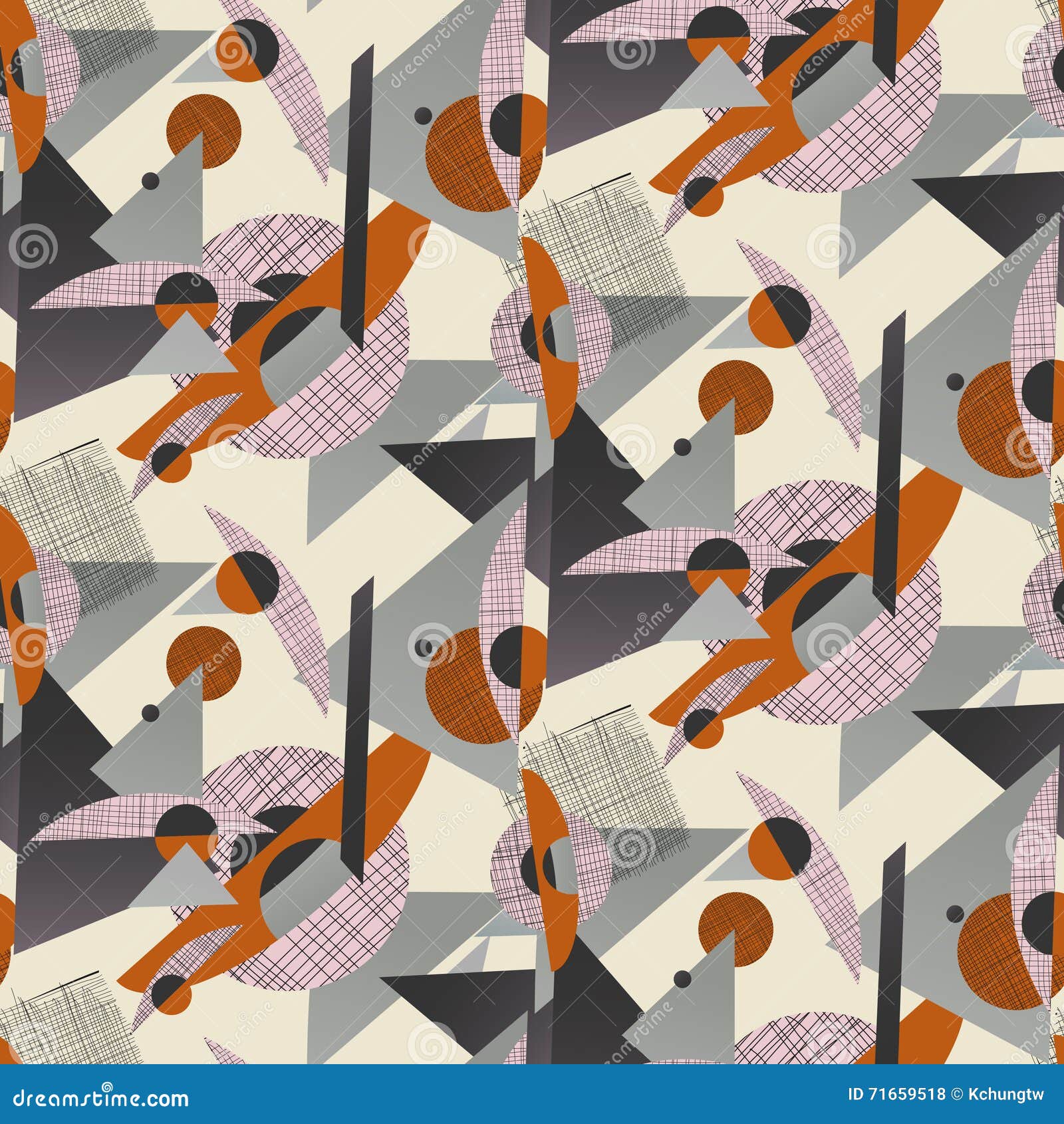 Seamless geometric texture stock vector. Illustration of periodic ...