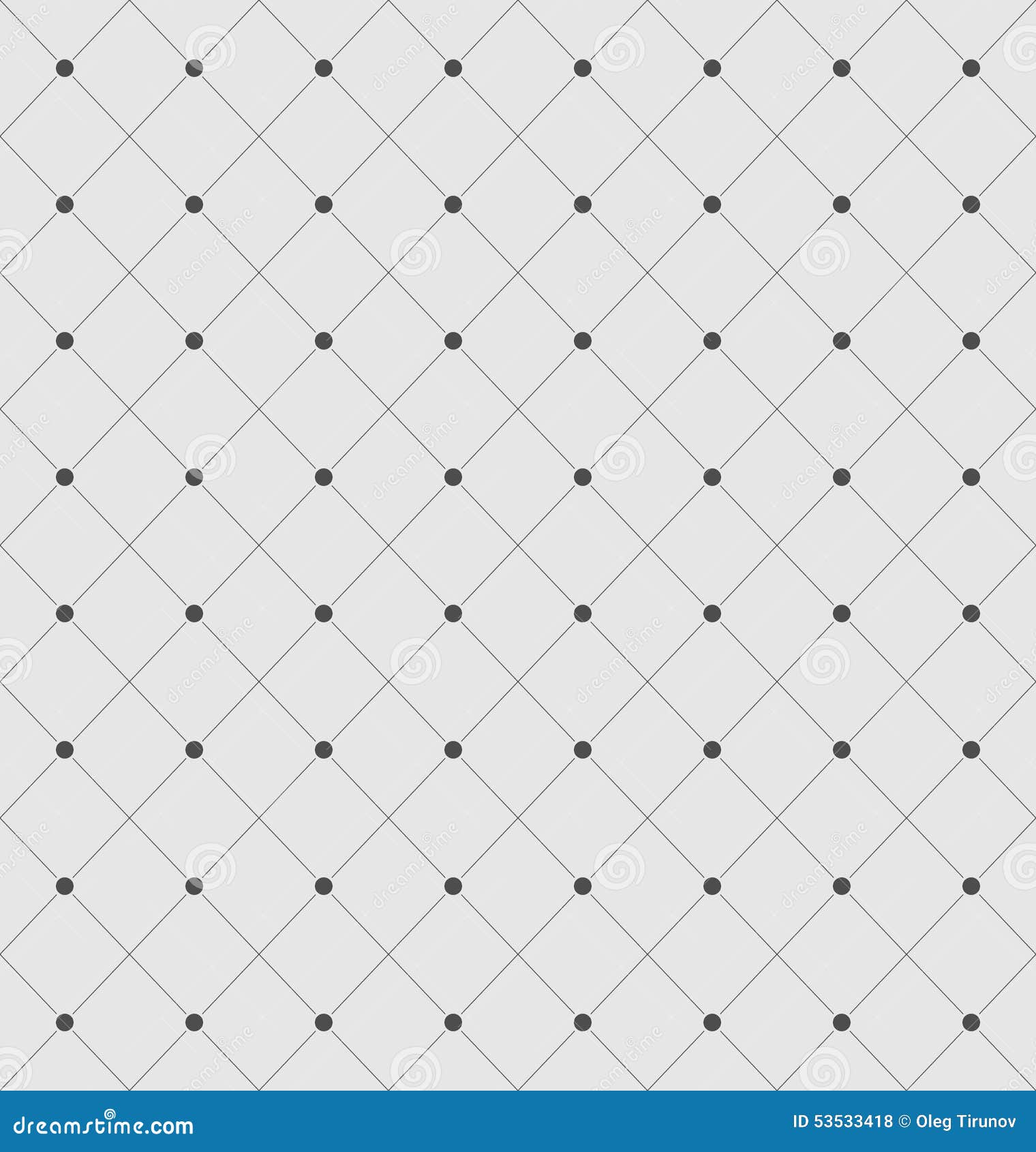 Seamless Geometric Texture with Rhombus and Dots Stock Vector ...