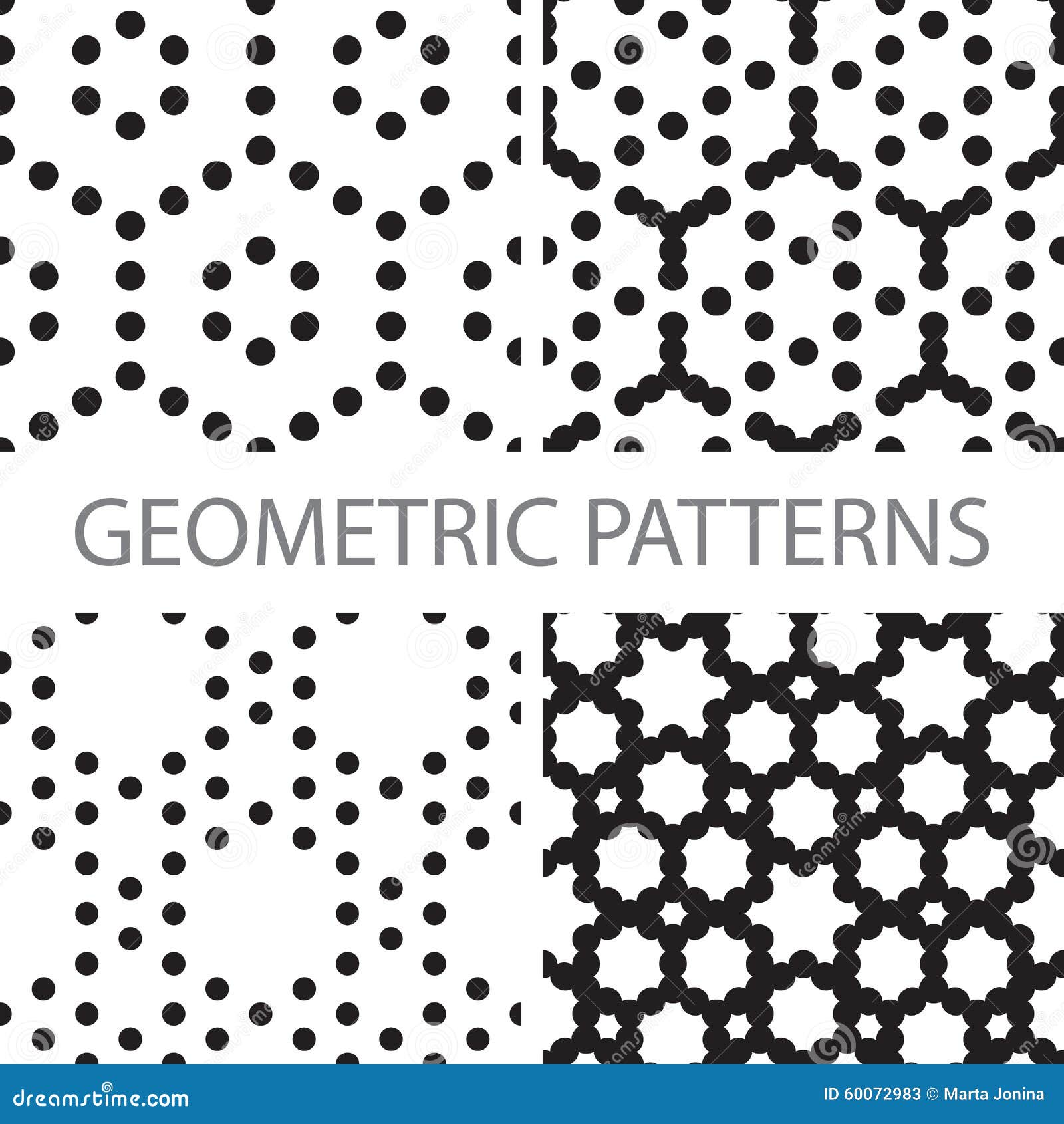 Seamless Geometric Tiling Patterns Stock Vector - Illustration of paper ...