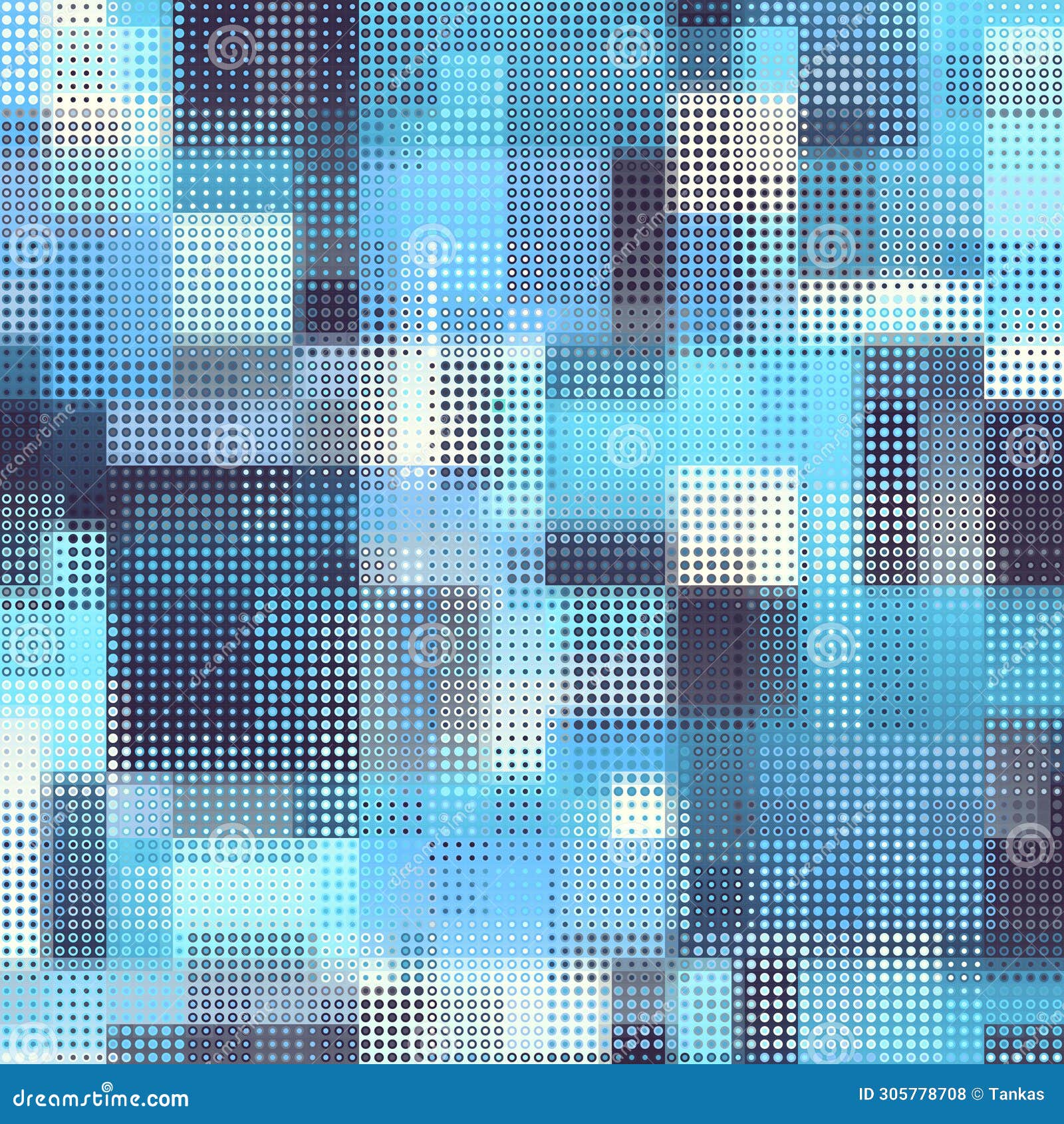 Seamless Geometric Vector Pattern. Dots Overlay Style. Abstract ...