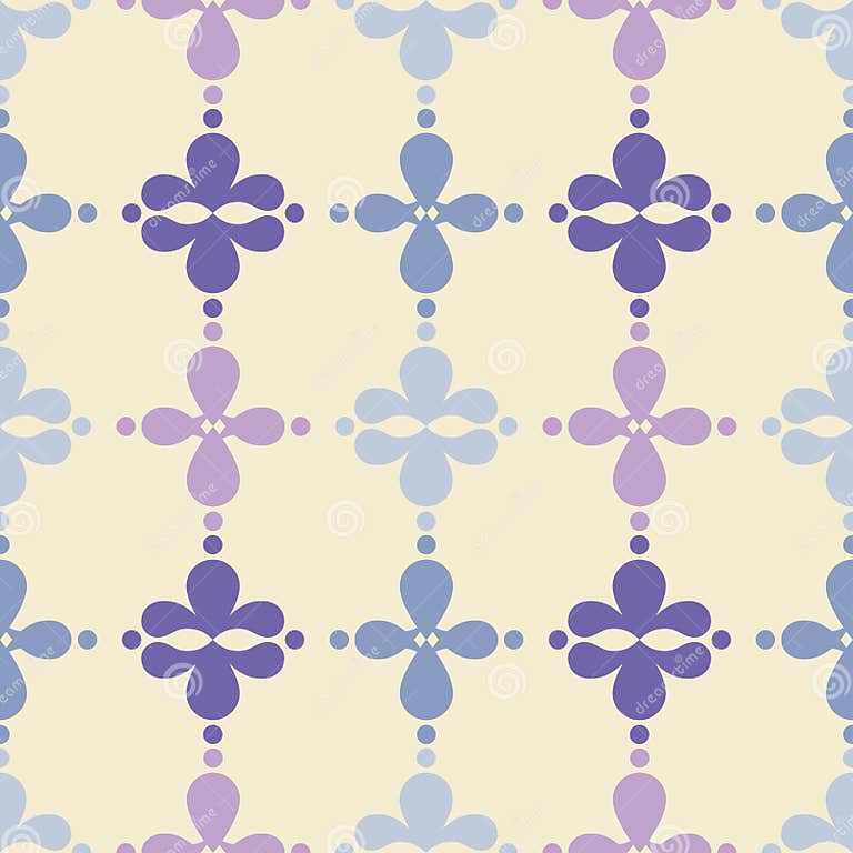 Seamless Geometric Victorian Pattern. Stock Illustration - Illustration ...