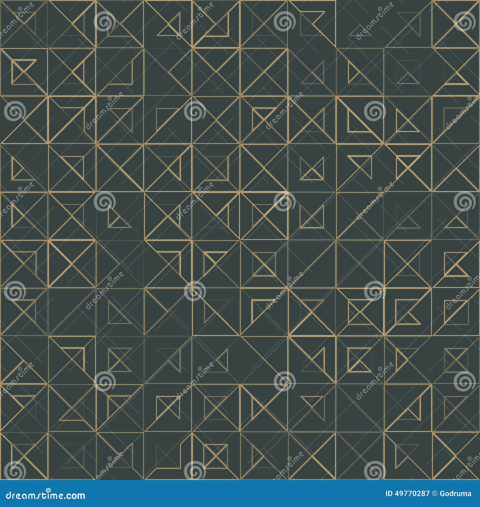 Seamless Geometric, Vintage Pattern. with Stock Vector - Illustration ...