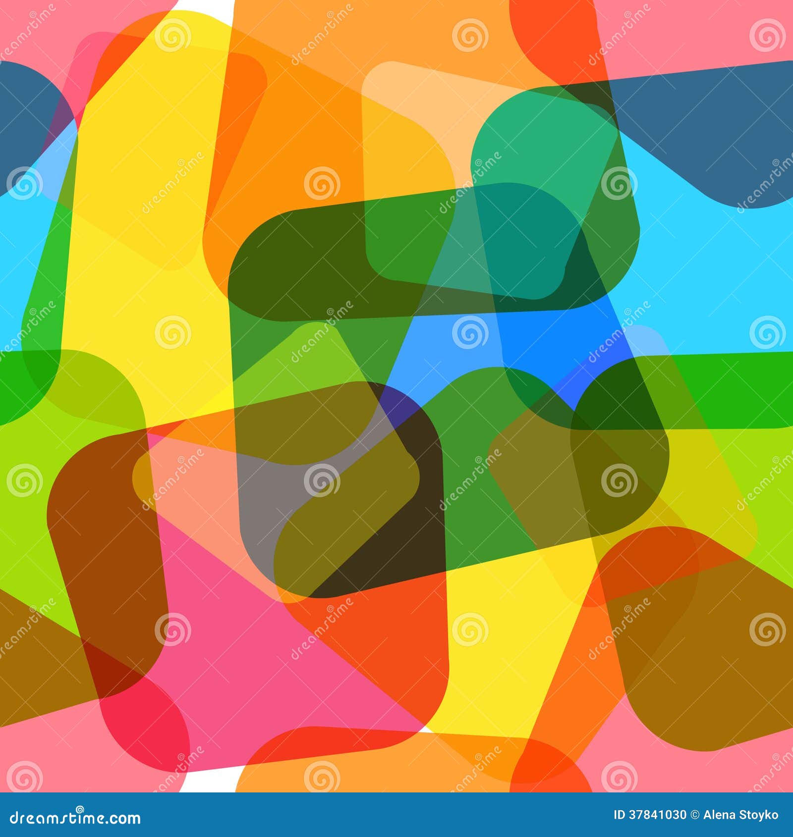 Seamless Geometric Wallpaper Stock Vector - Illustration of colorful ...