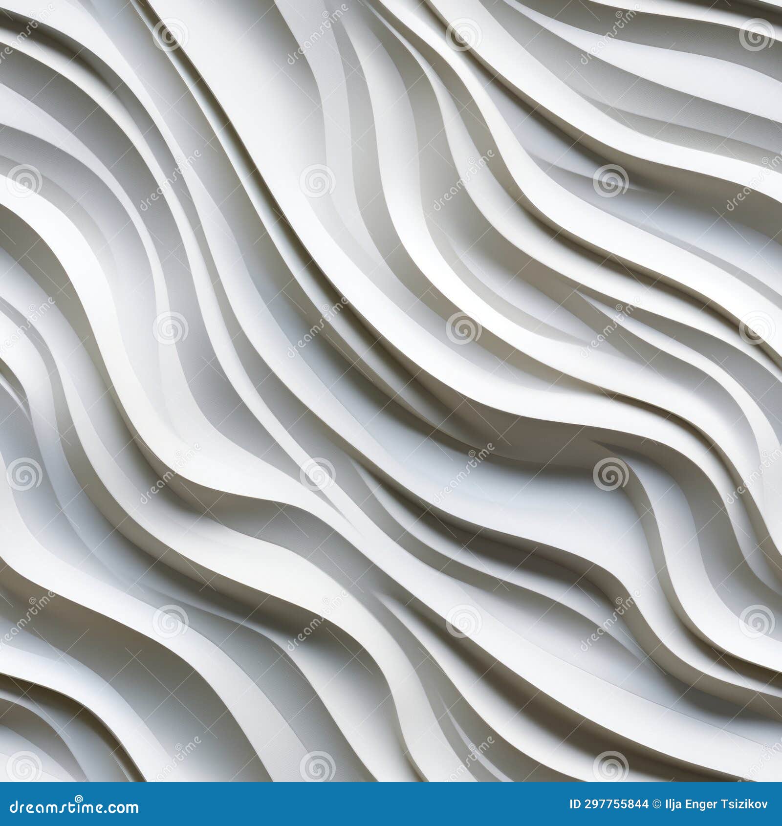 Seamless Geometric White Wall Texture with Abstract Wave Pattern and ...