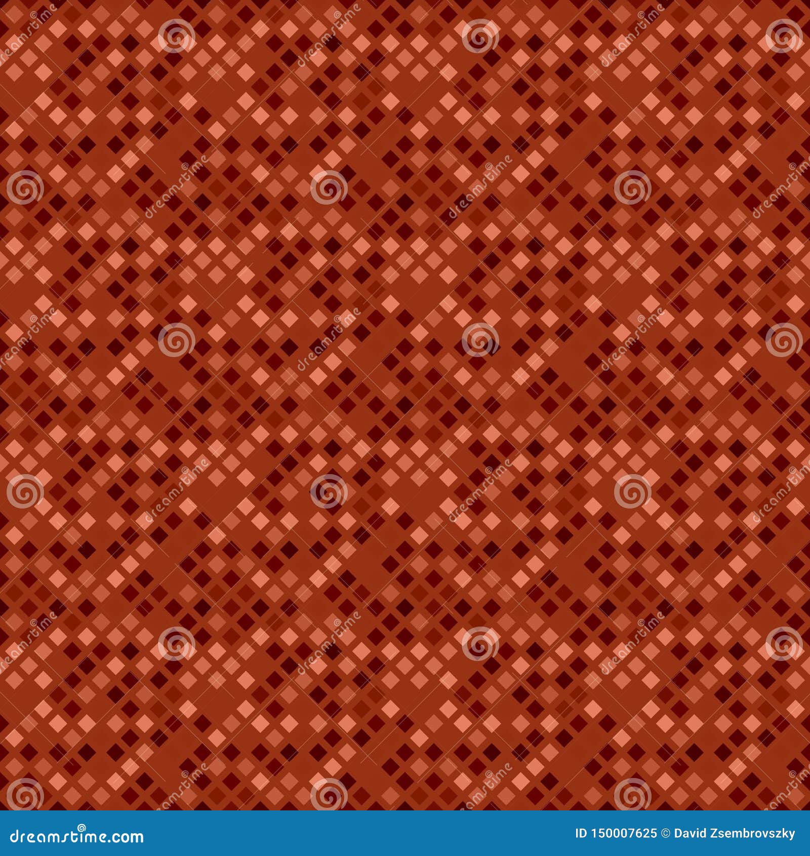 Seamless Geometrical Dark Brown Square Pattern Background Design Stock ...
