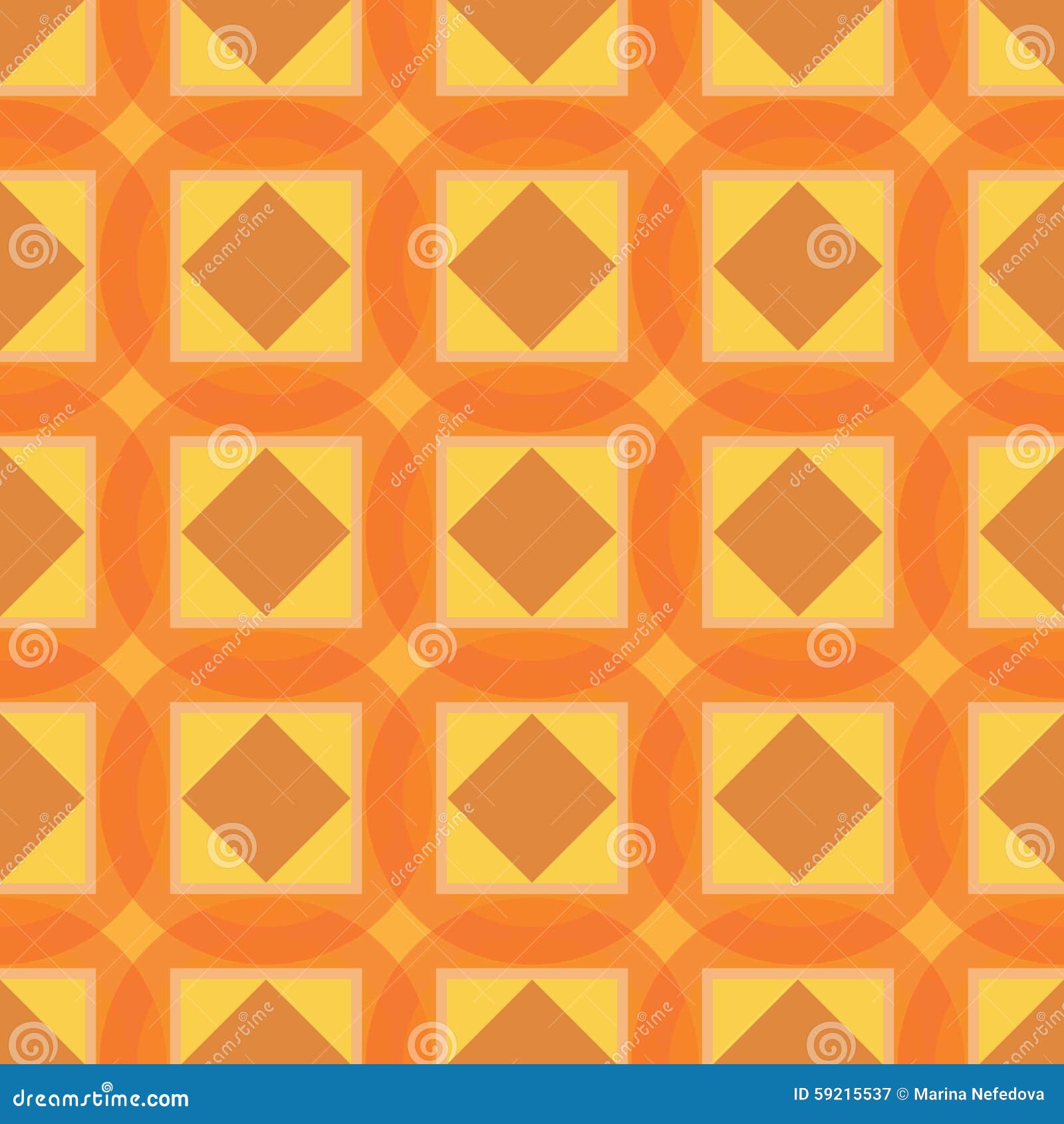 Seamless Geometry Pattern. in Orange and Yellow Colors Stock ...