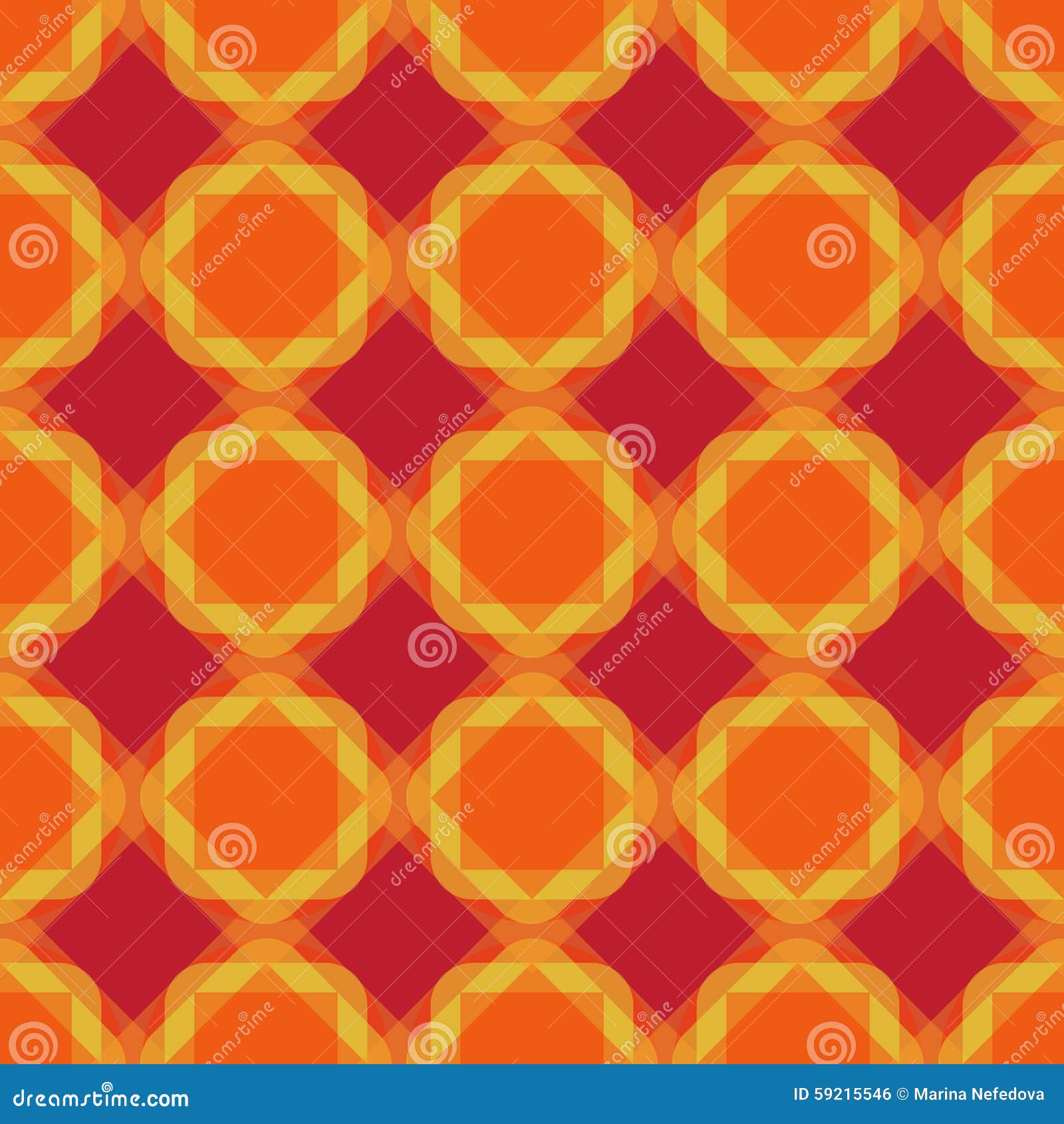Seamless Geometry Pattern. in Orange, Yellow and Red Colors Stock ...