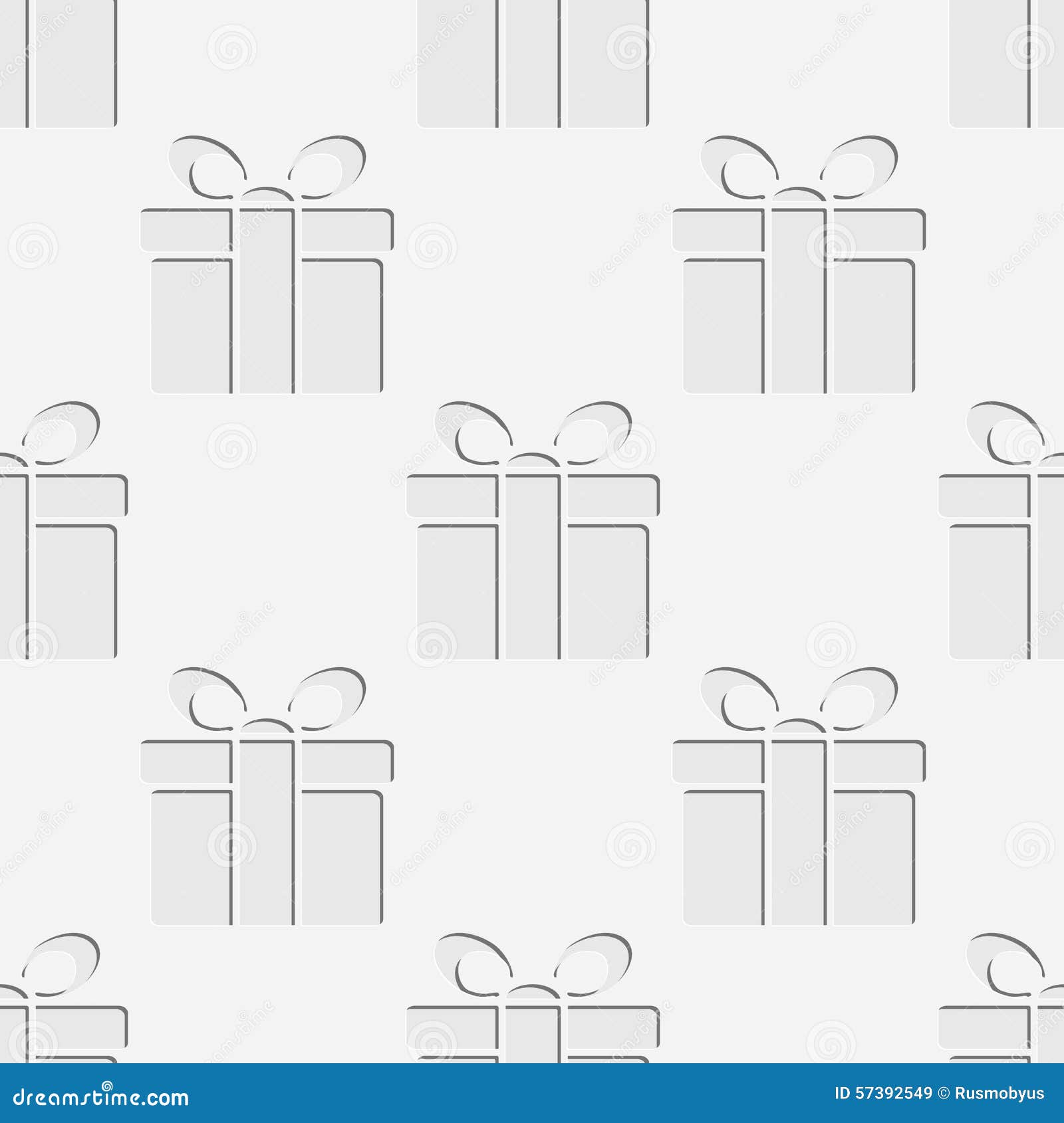 Seamless Gifts Pattern stock vector. Illustration of print - 57392549