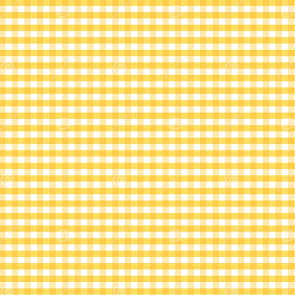 Seamless Gingham Background, Golden Yellow Stock Vector - Illustration ...