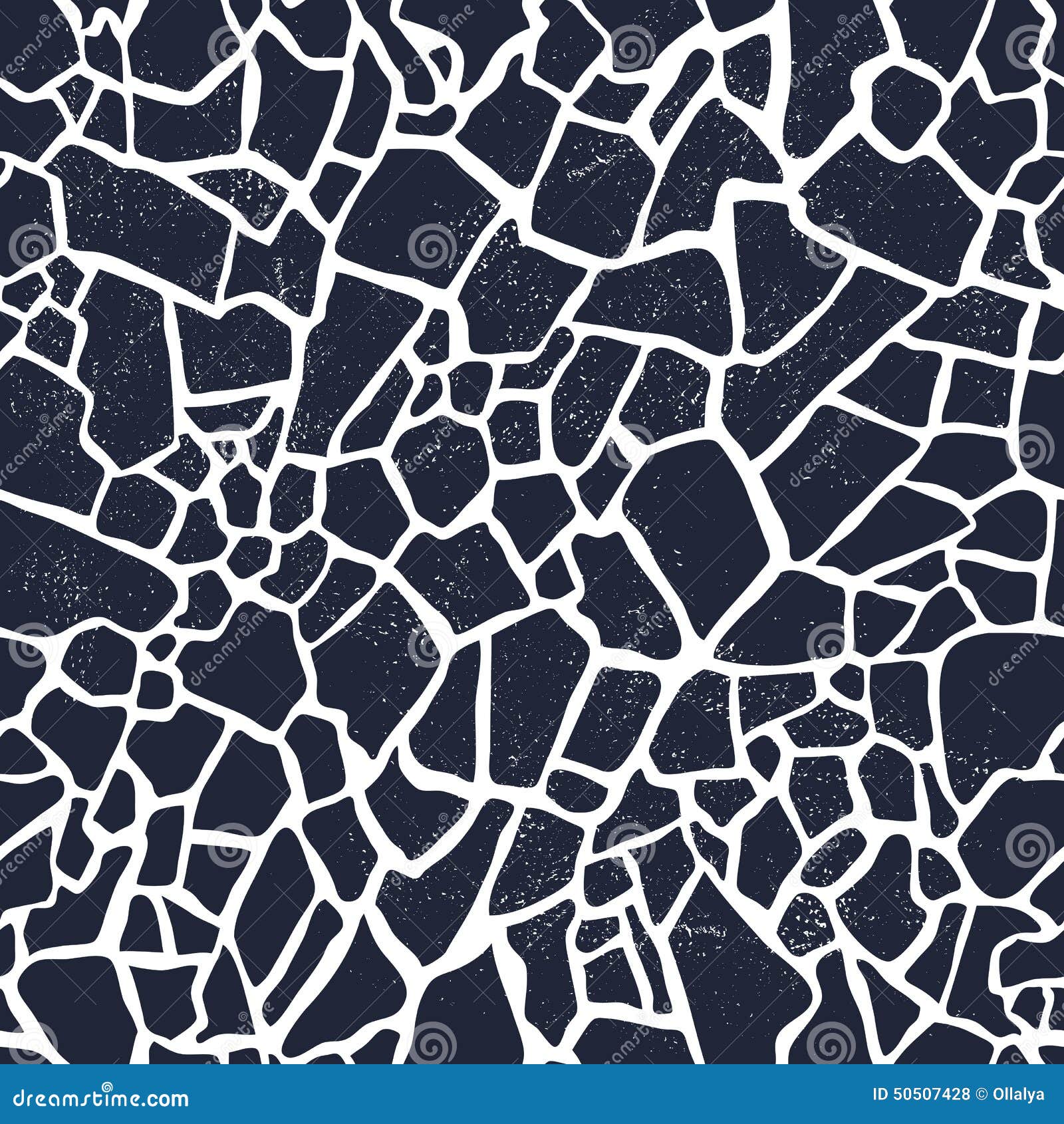 Seamless Giraffe Fur Pattern Vector Illustration | CartoonDealer.com ...