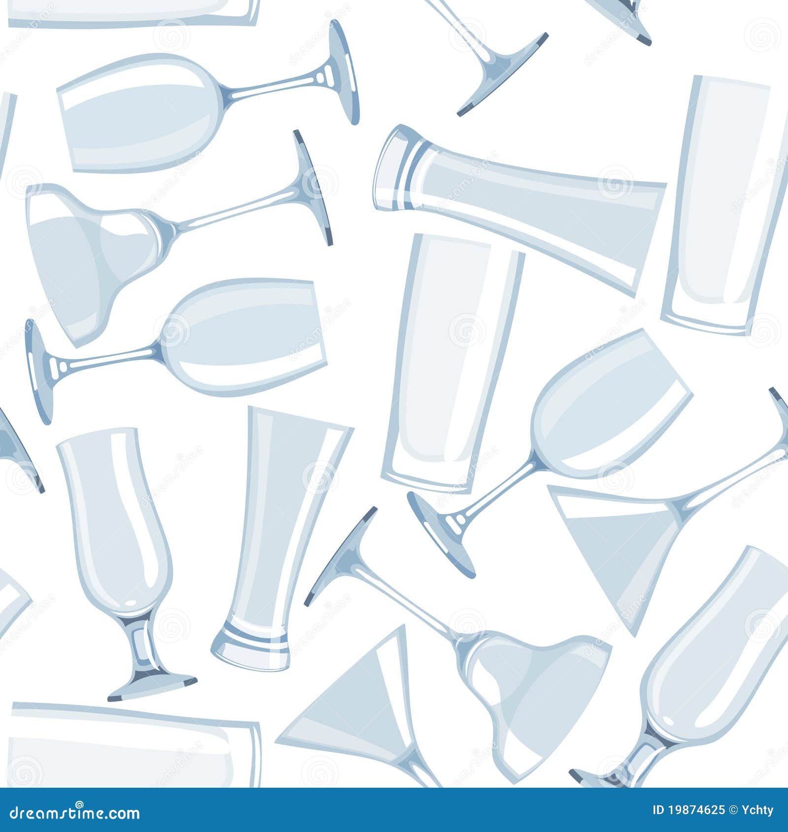 Seamless Glass Pattern in Vector Stock Vector - Illustration of glass ...