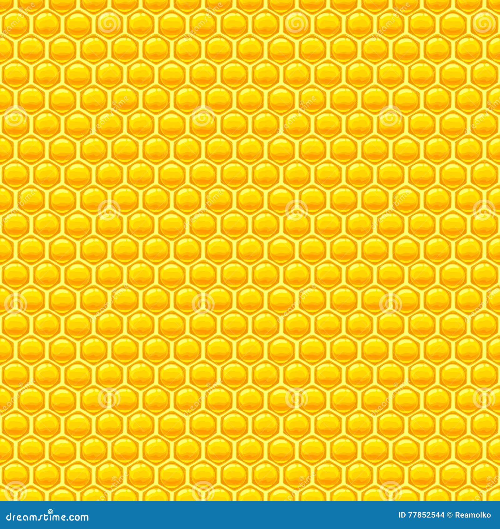 Yellow Honeycomb Pattern Royalty-Free Stock Photography | CartoonDealer ...