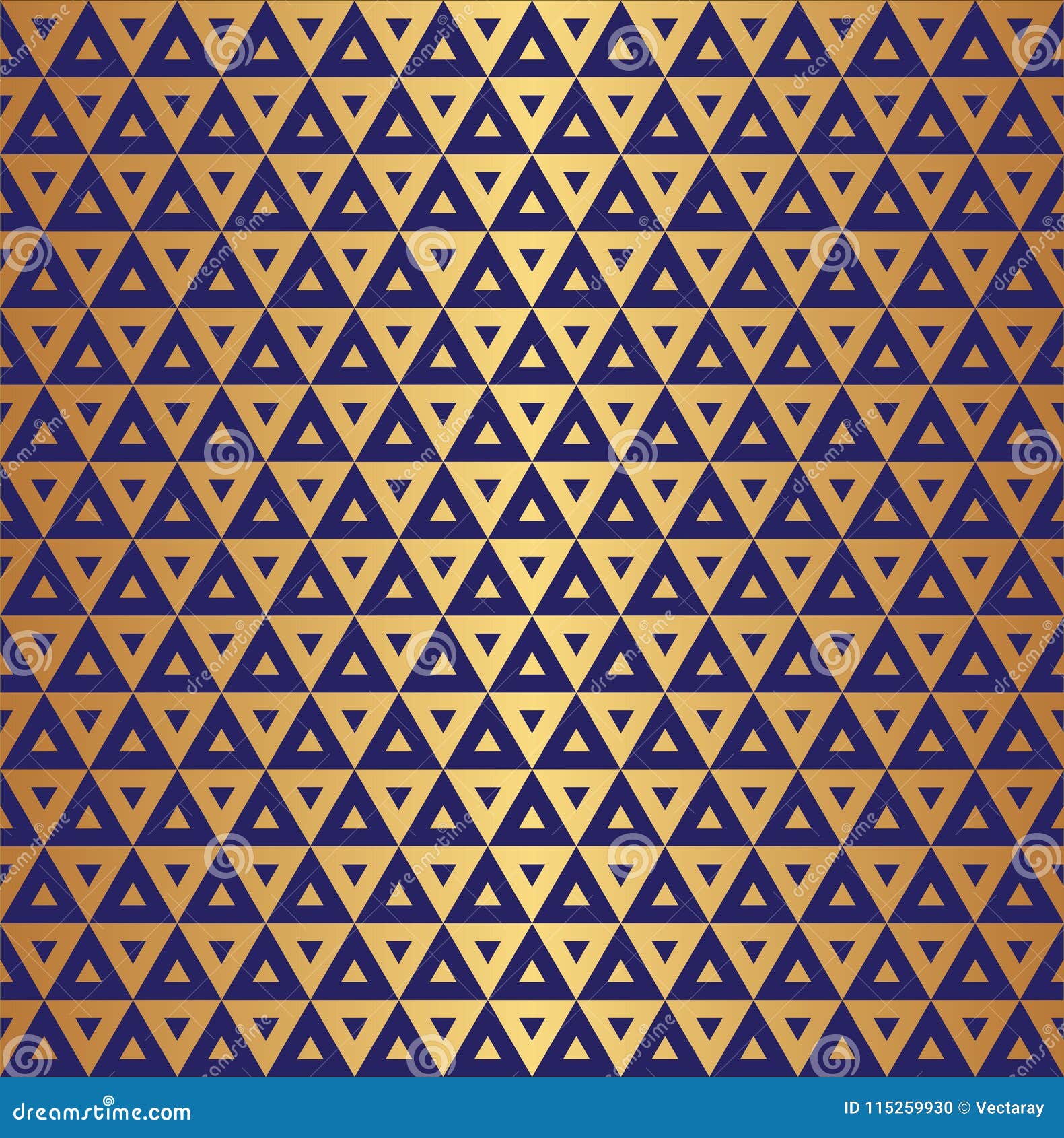 Art Deco Triangle Pattern Vector Illustration | CartoonDealer.com #35323026