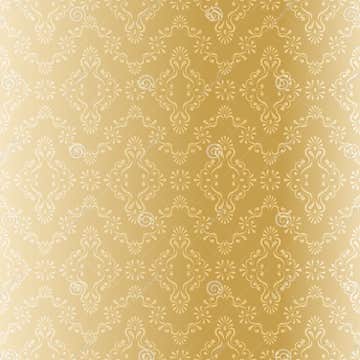 Seamless Gold Filigree Pattern Stock Vector - Illustration of glossy ...