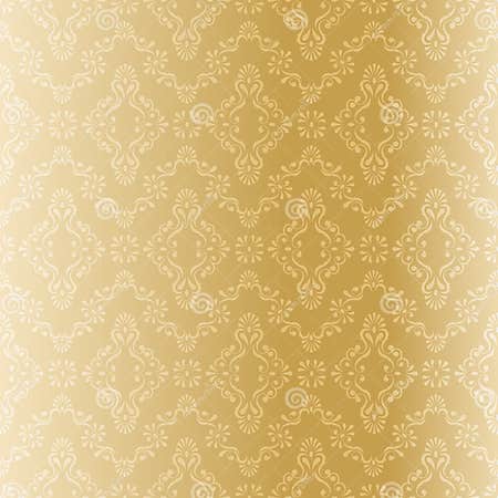 Seamless Gold Filigree Pattern Stock Vector - Illustration of glossy ...