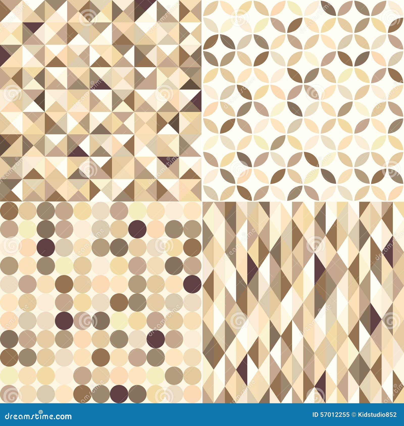Seamless Gold Geometric Pattern Stock Vector - Illustration of element ...