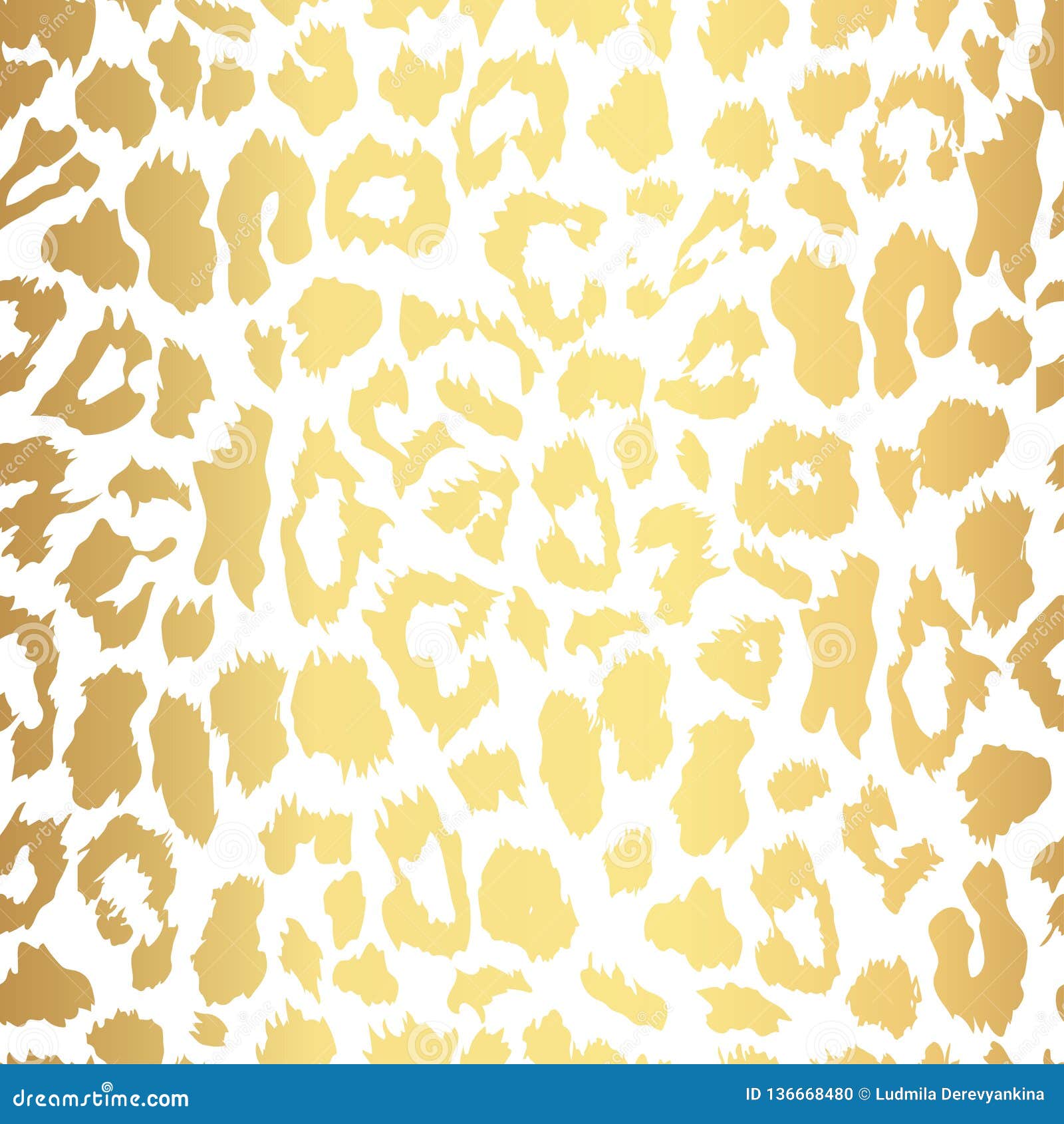 Seamless Gold Leopard Print. Vector Pattern, Texture, Background Stock ... Seamless Gold Leopard Print. Vector Pattern, Texture, Background Stock ...
