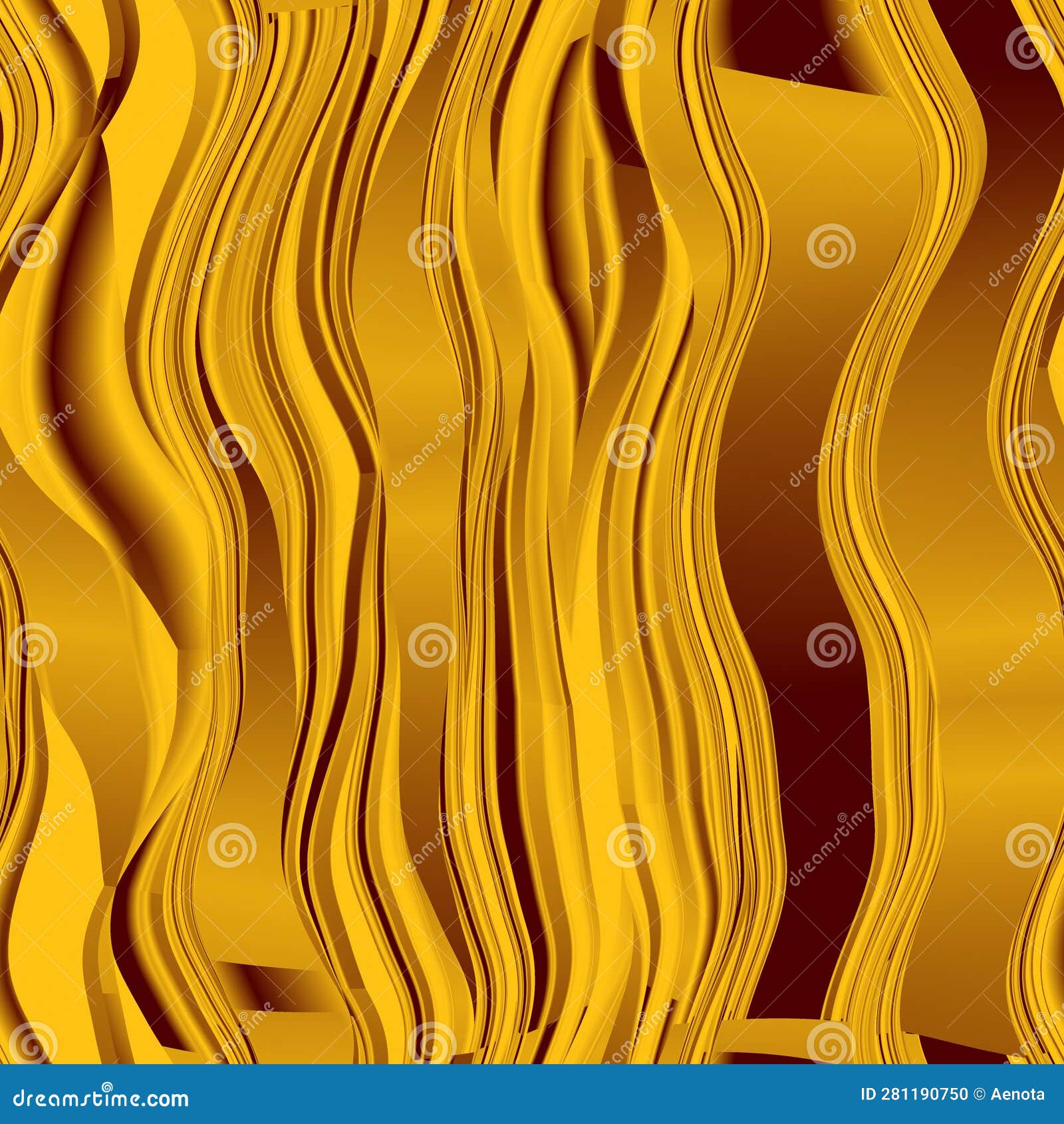 Seamless Gold Metal Pattern Stock Illustration - Illustration of metals ...