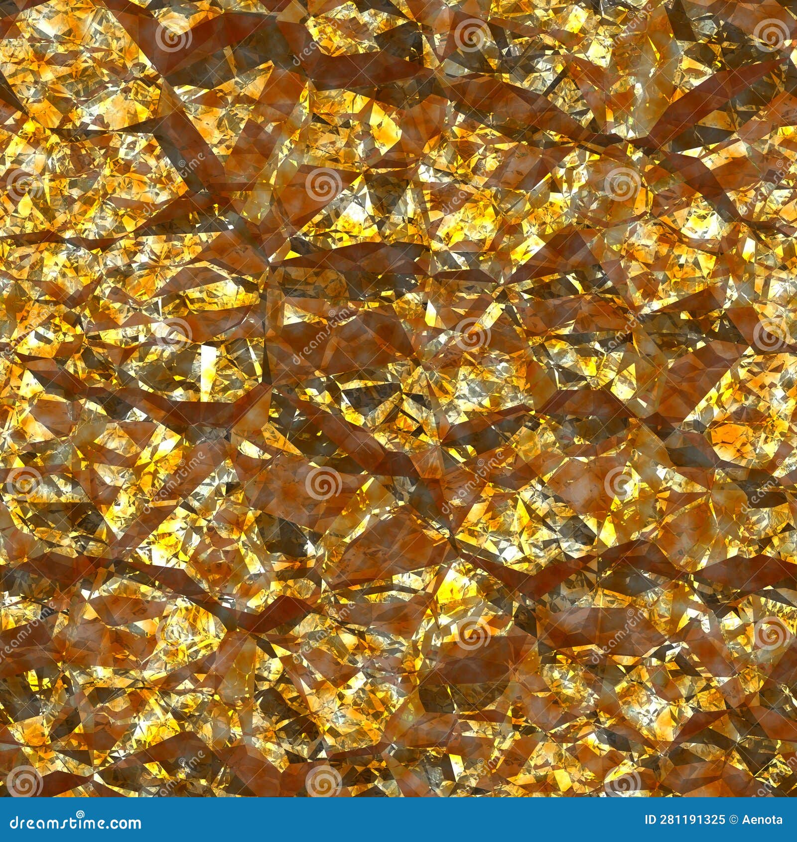 Seamless Gold Metal Pattern Stock Illustration - Illustration of king ...