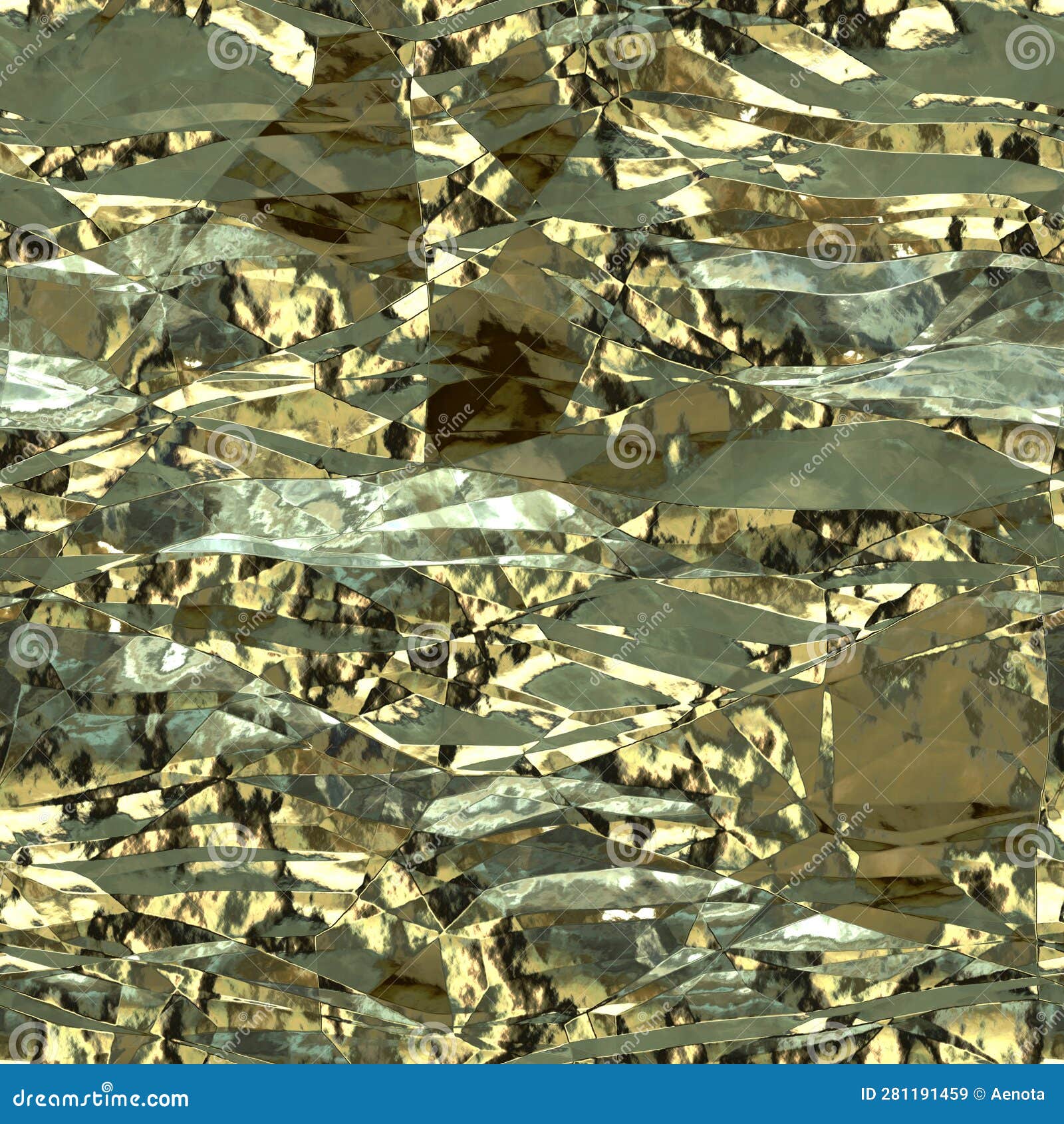 Seamless Gold Metal Pattern Stock Illustration - Illustration of ...