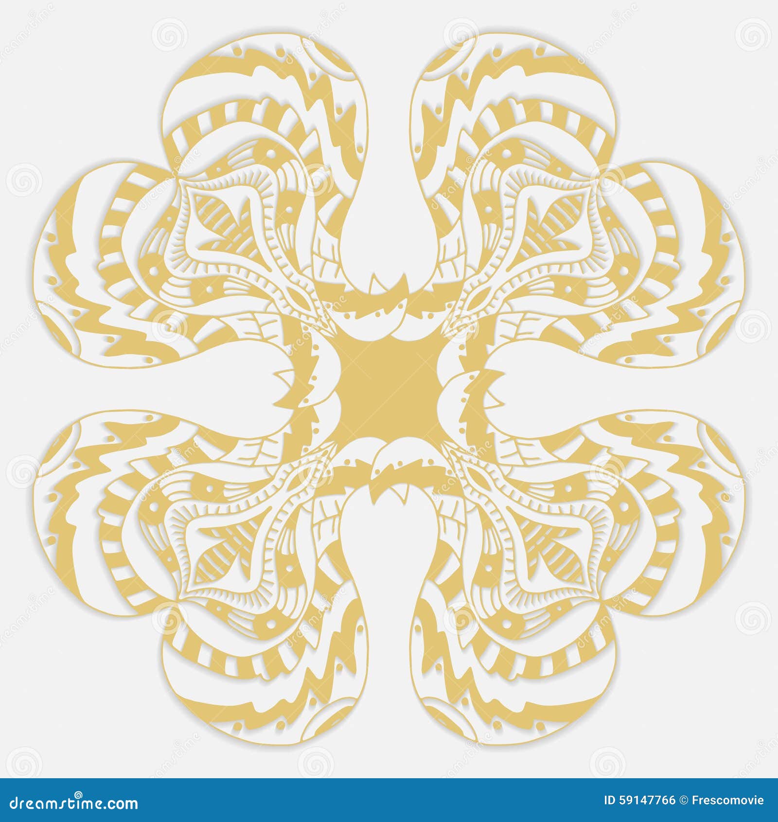 Seamless gold pattern stock vector. Illustration of orient - 59147766