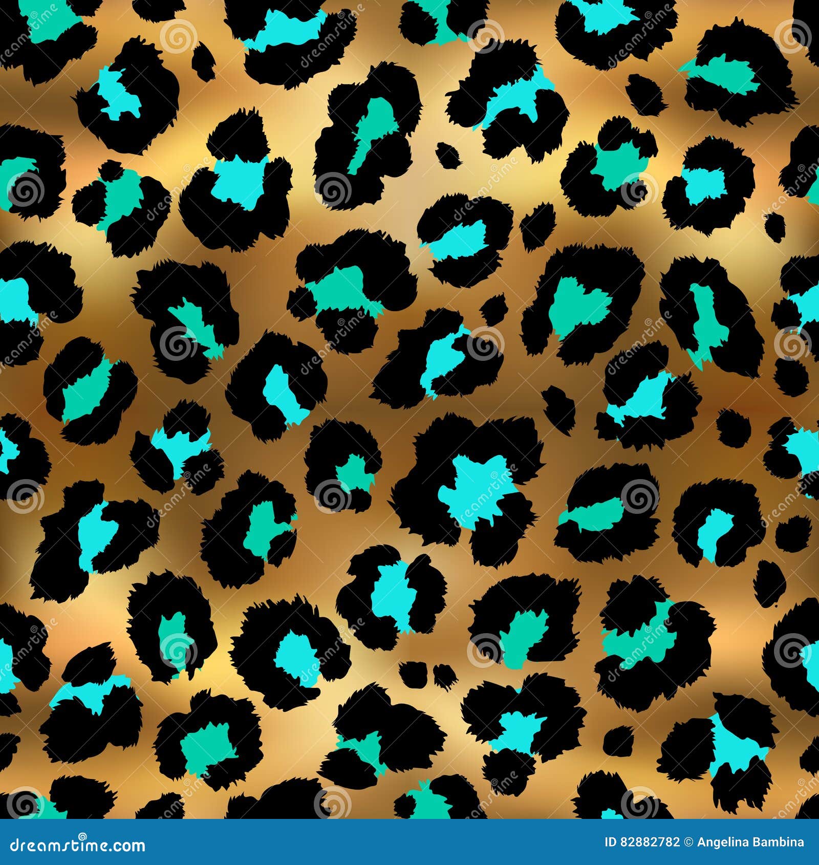 Golden Leopard Skin Pink Art Frames. Modern Card Design, Brush Stroke ...