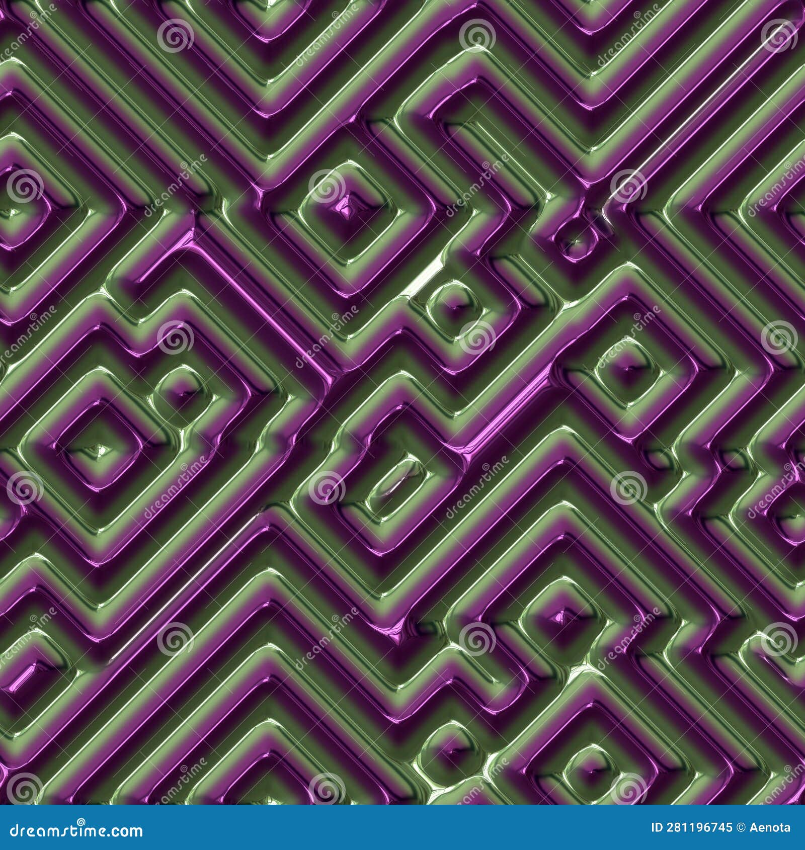 Seamless Golden Maze Pattern Stock Illustration - Illustration of ...