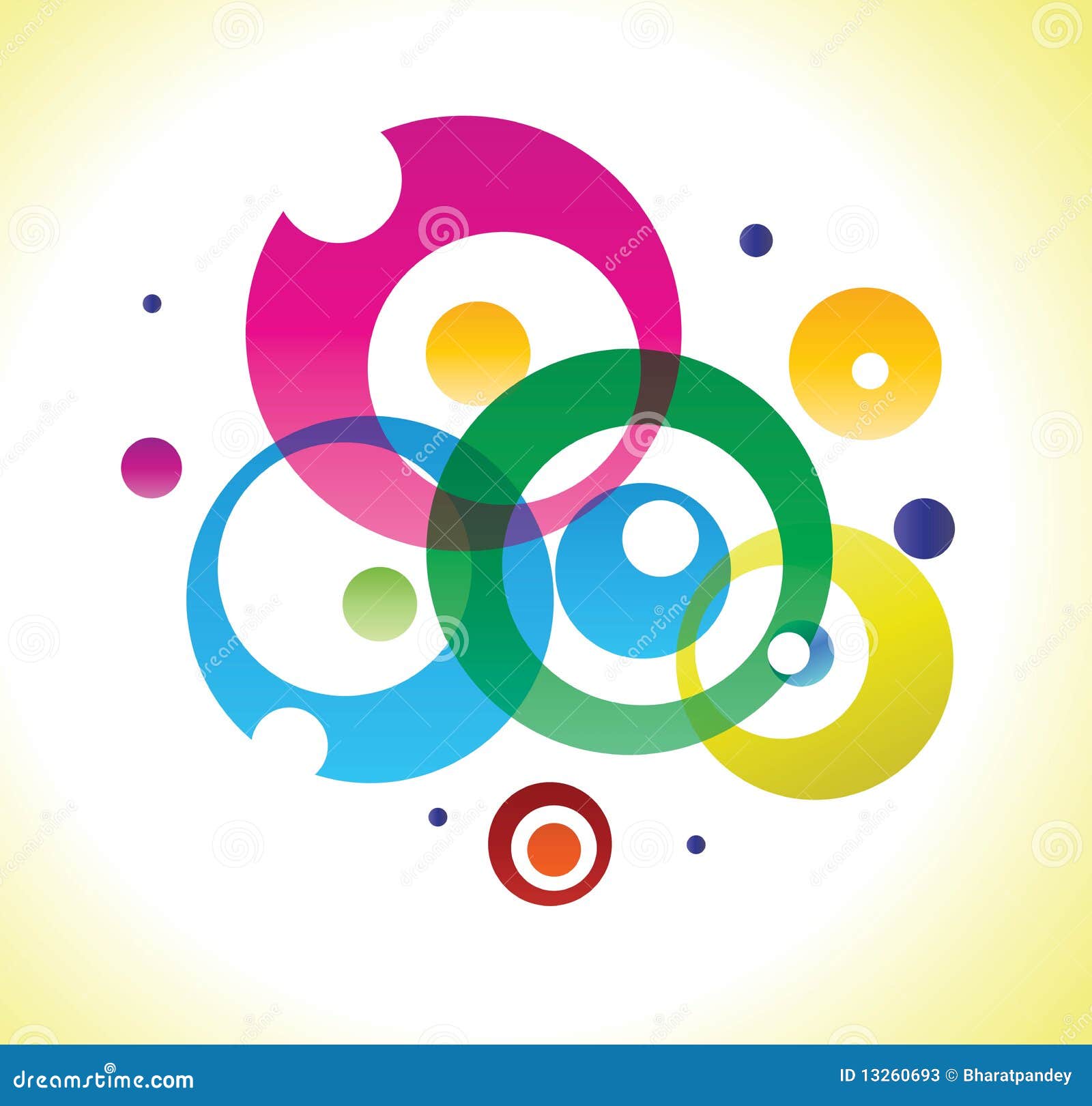 Seamless Good Stripe Circle Stock Vector - Illustration of abstract ...