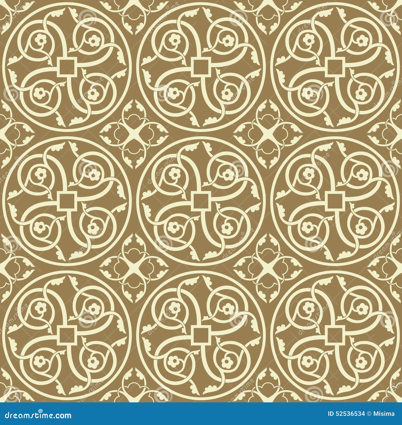 Seamless Gothic Vector Pattern Stock Vector - Illustration of ...