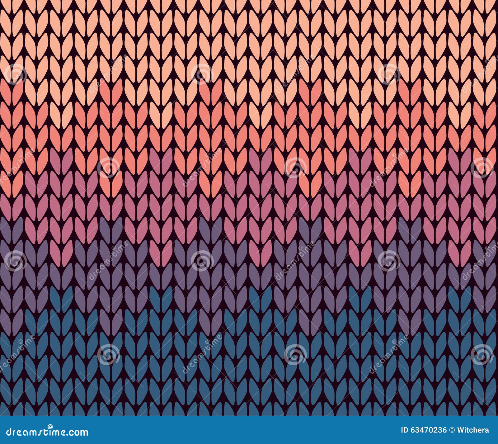 Seamless Gradient Knitted Pattern Stock Vector - Illustration of design ...