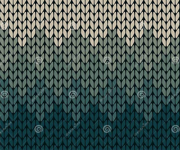 Seamless Gradient Knitting Pattern Stock Vector - Illustration of ...