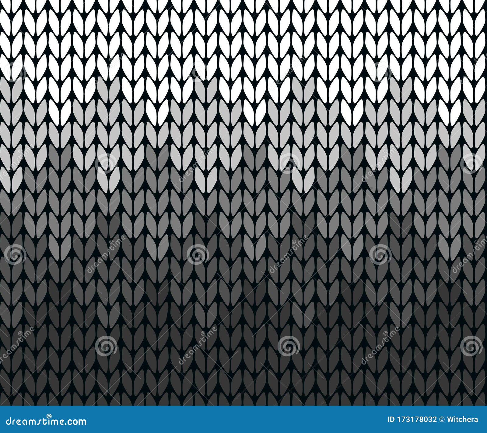 Seamless Gradient Knitting Pattern Stock Vector - Illustration of ...